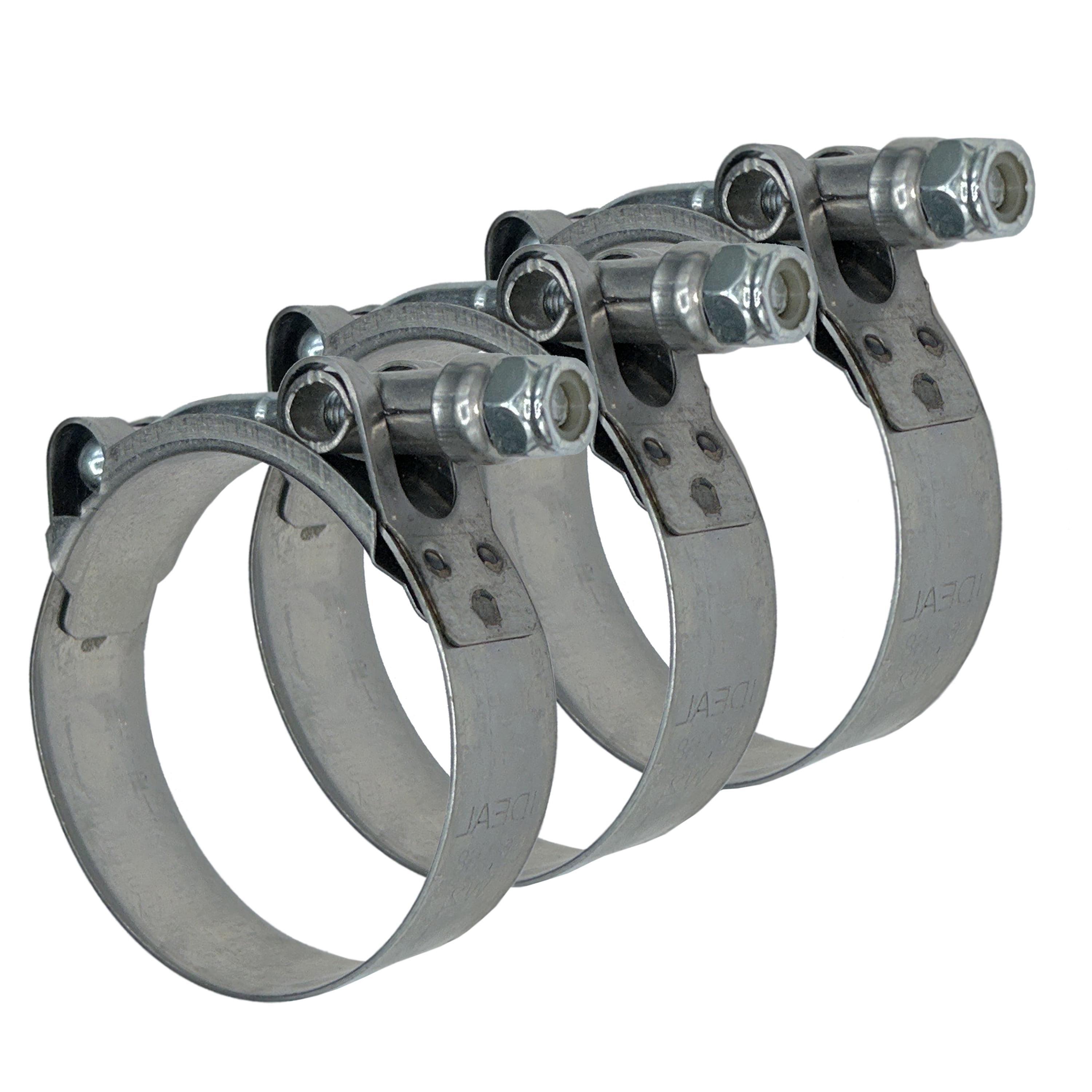 Monlion 3-Piece 60–68mm T-Bolt Clamps | 304 SS Heavy-Duty Hose Clamps ...