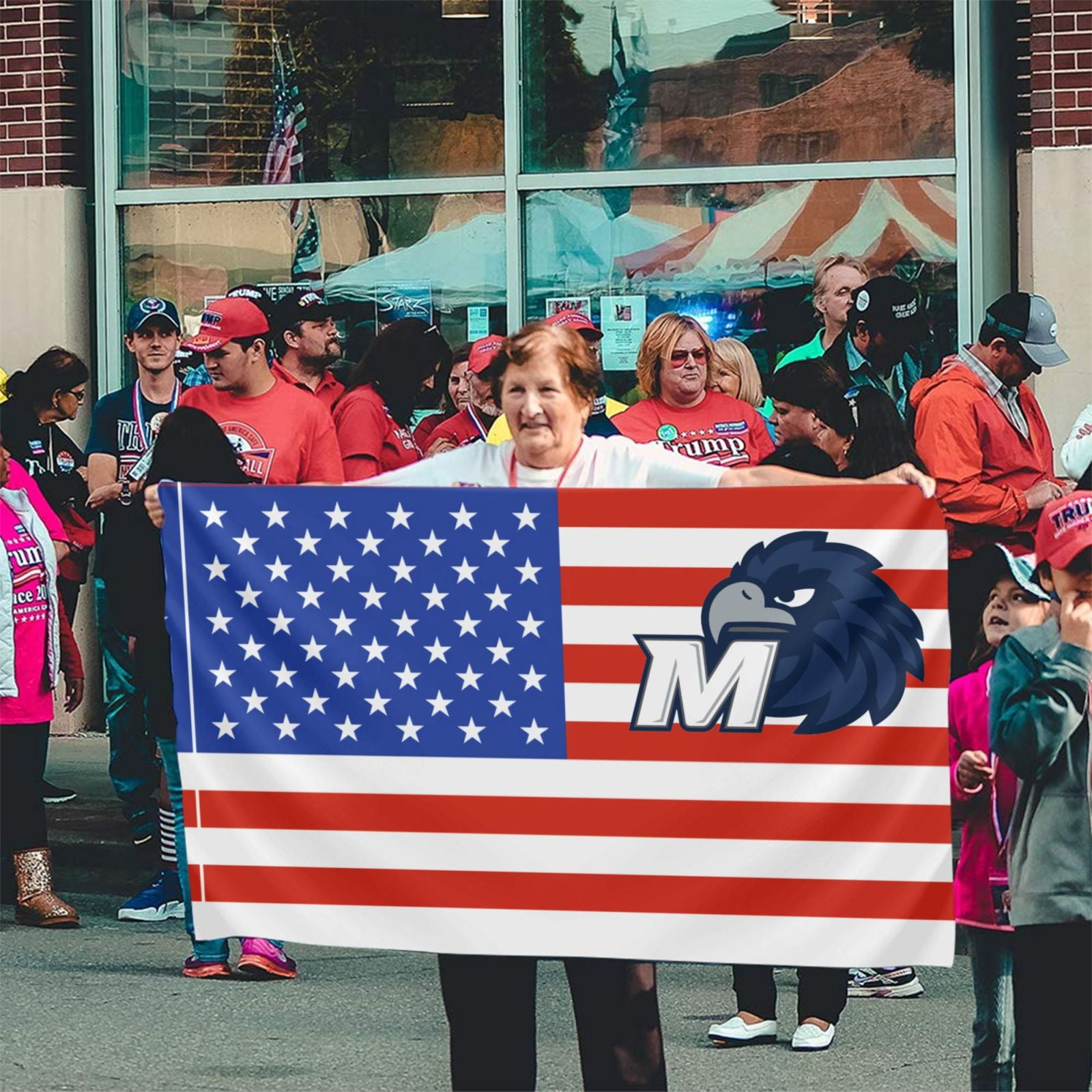 Monmouth University Hawks Flag 3x5 Ft Holiday Banner Garden Yard House ...