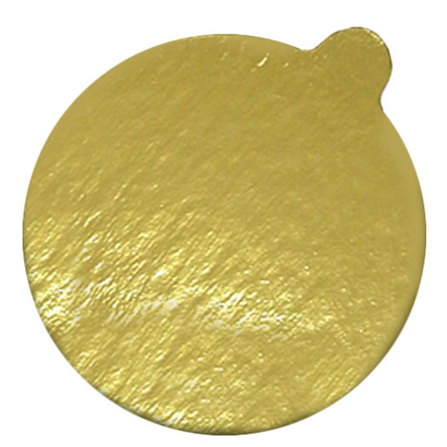 Mono-Board Gold 4" Round with tab 4", Case Of 500 - Walmart.com