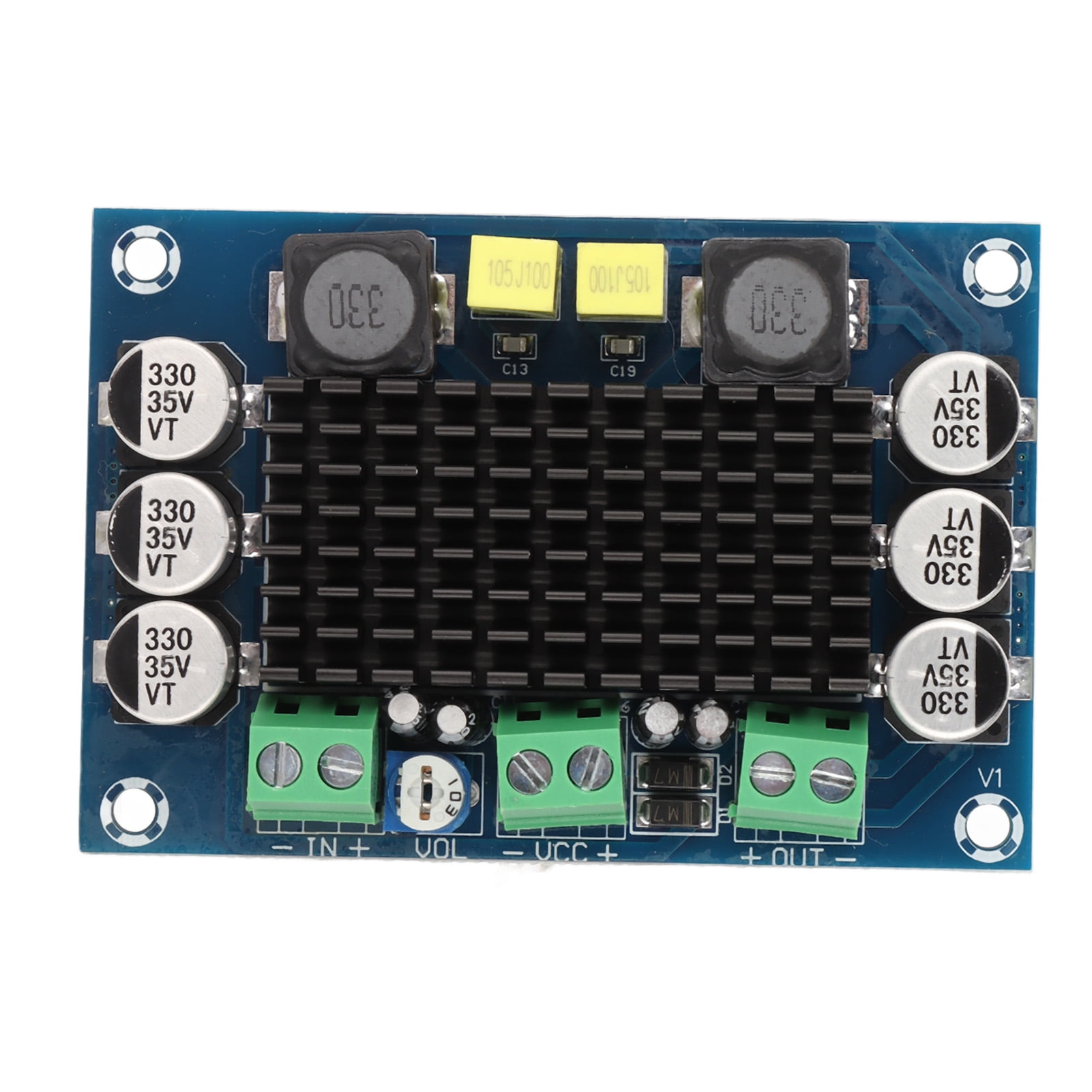 Mono Power Amplifier Board 100W 1 Channel Amplifier Module for Sound ...