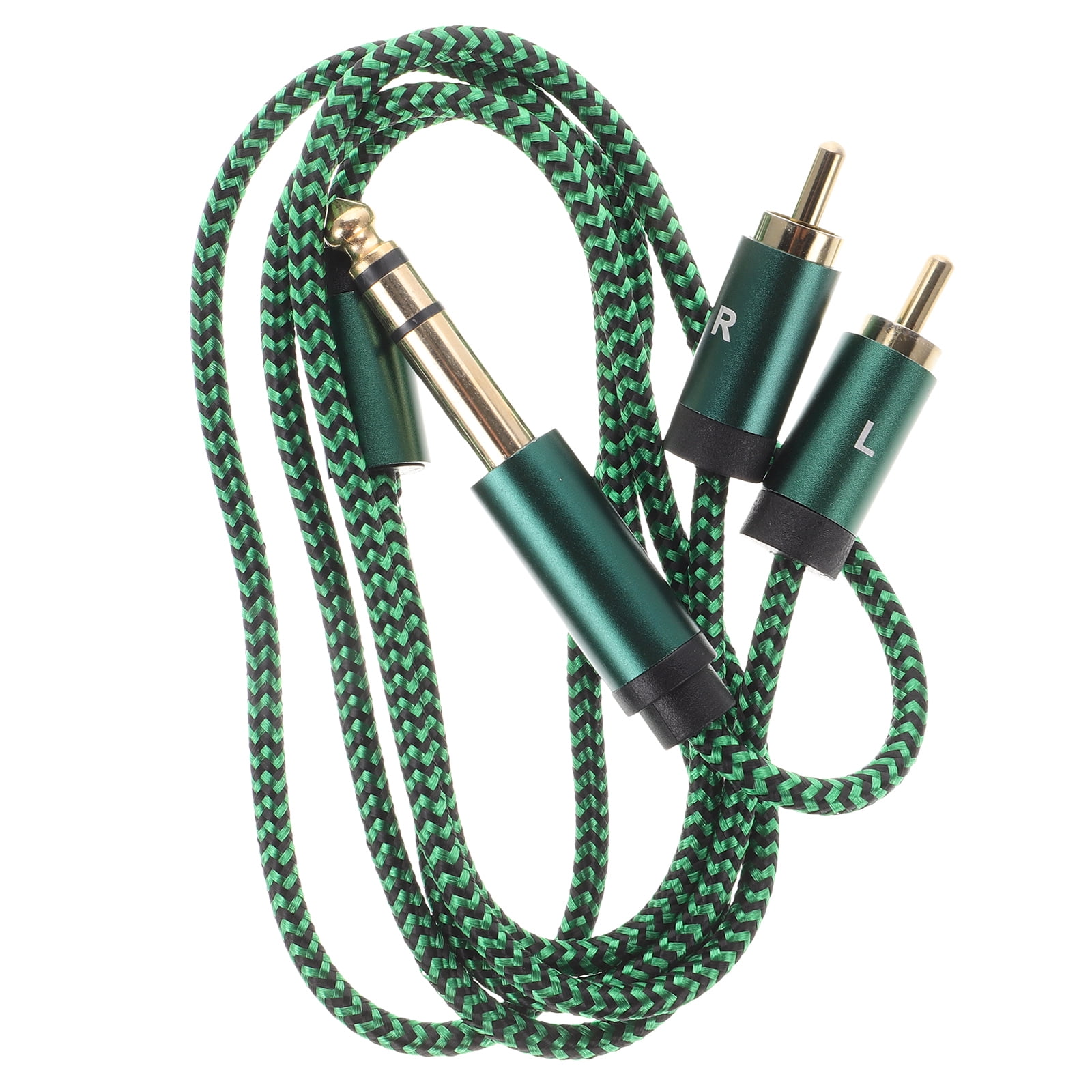 Mono Straight Plug Guitar Cord Pedal Power Cables Audio - Walmart.com