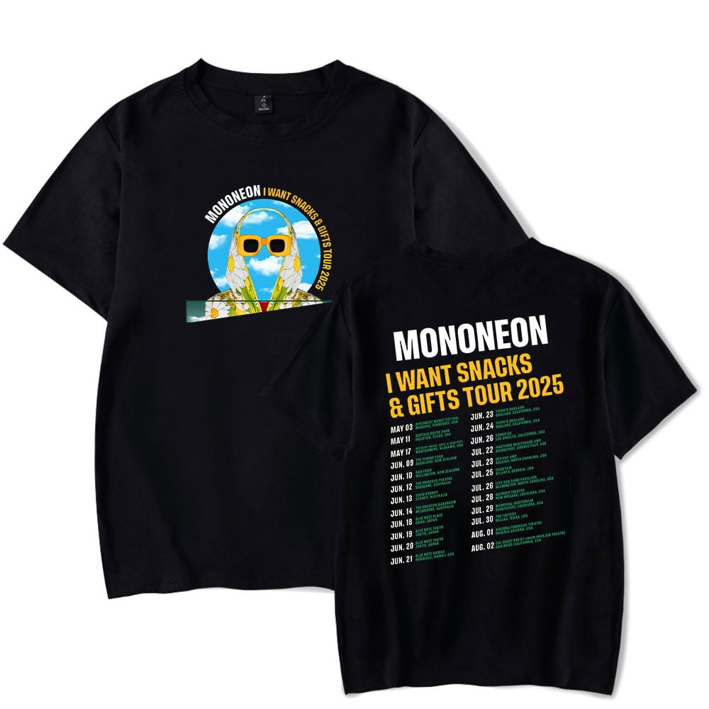 MonoNeon I Want Snacks A Gifs Tour Merch T-shirts Women Men Cosplay ...