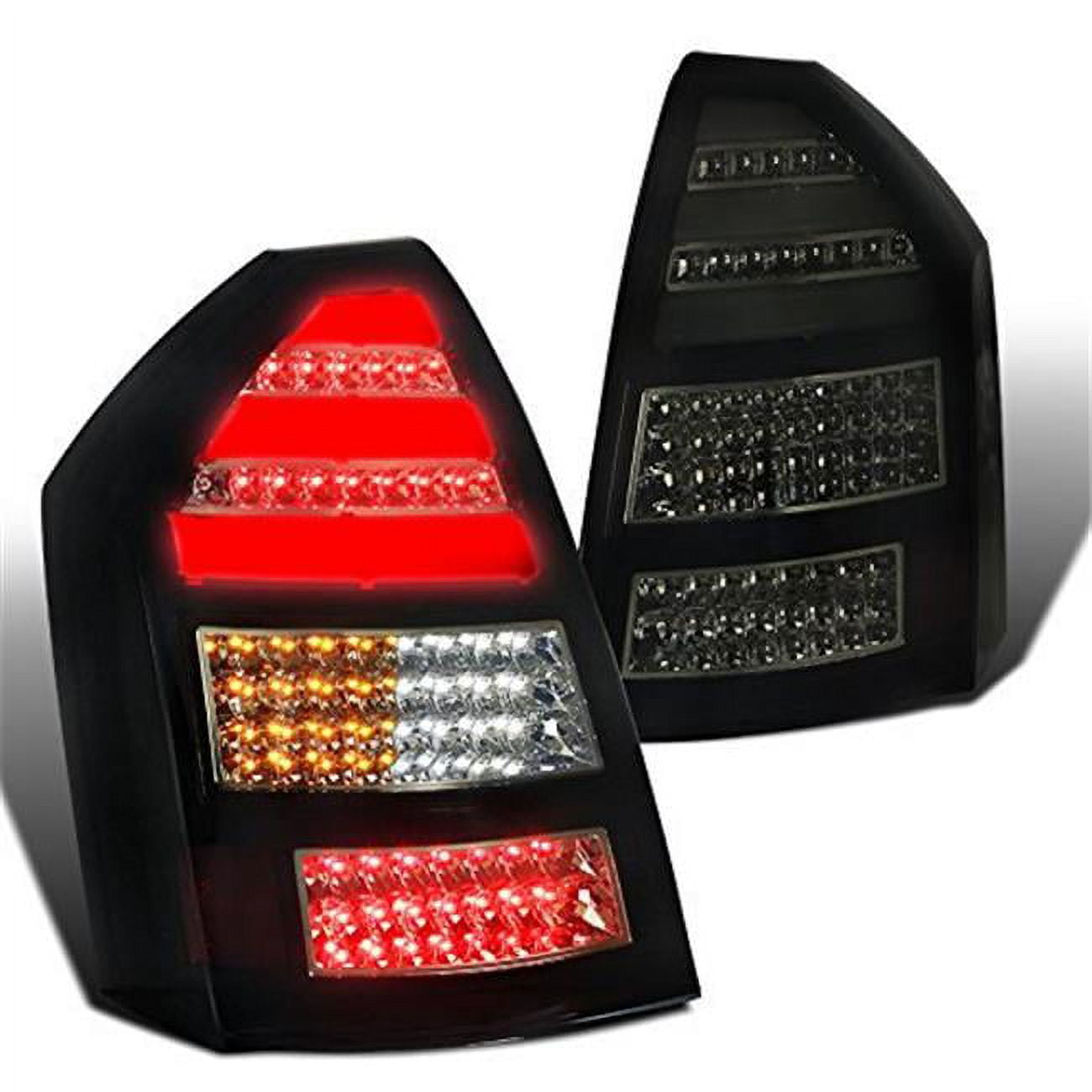 Monochromatic LED Tail Lights Assembly for 2006-2011 Ford Ranger, Smoke ...