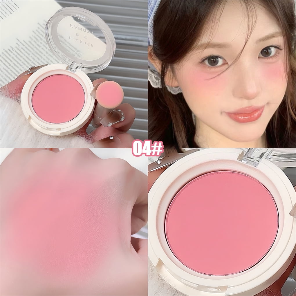 Monochrome Milk Peach Face Blush Pallete Mineral Pigment Cheek Blusher ...