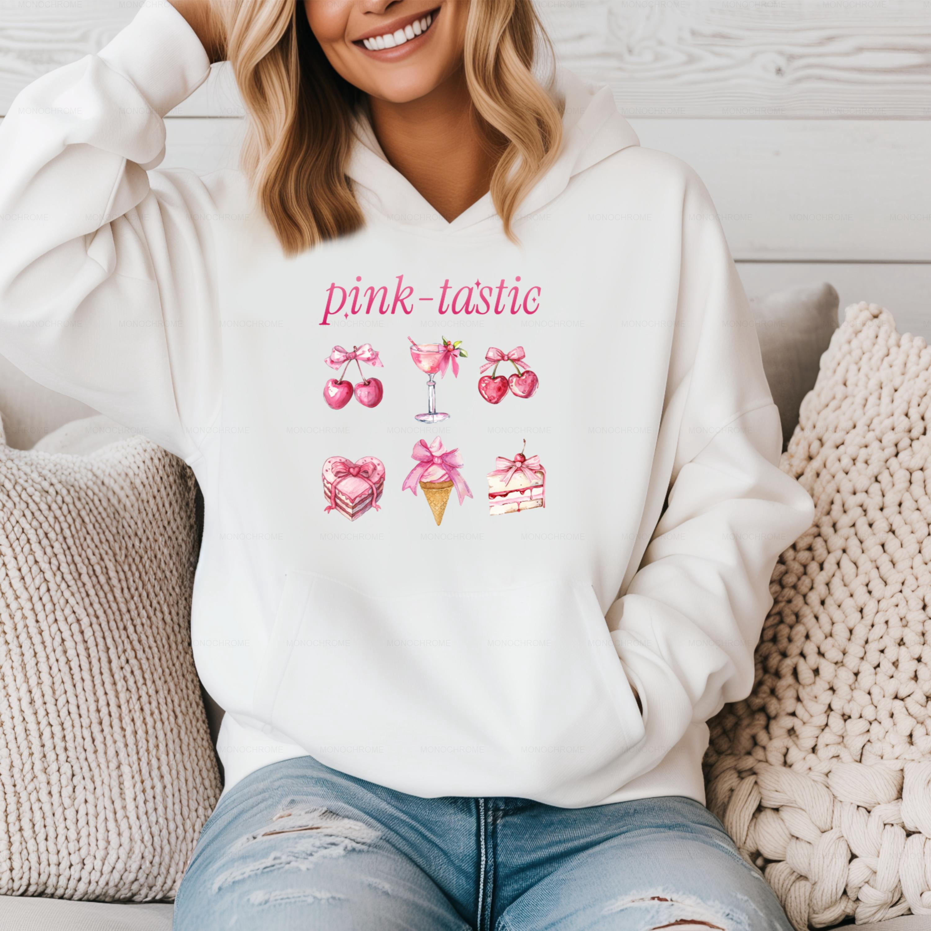 Monochrome93 Pink-tastic T-shirt Design Template for Fun and Bold ...