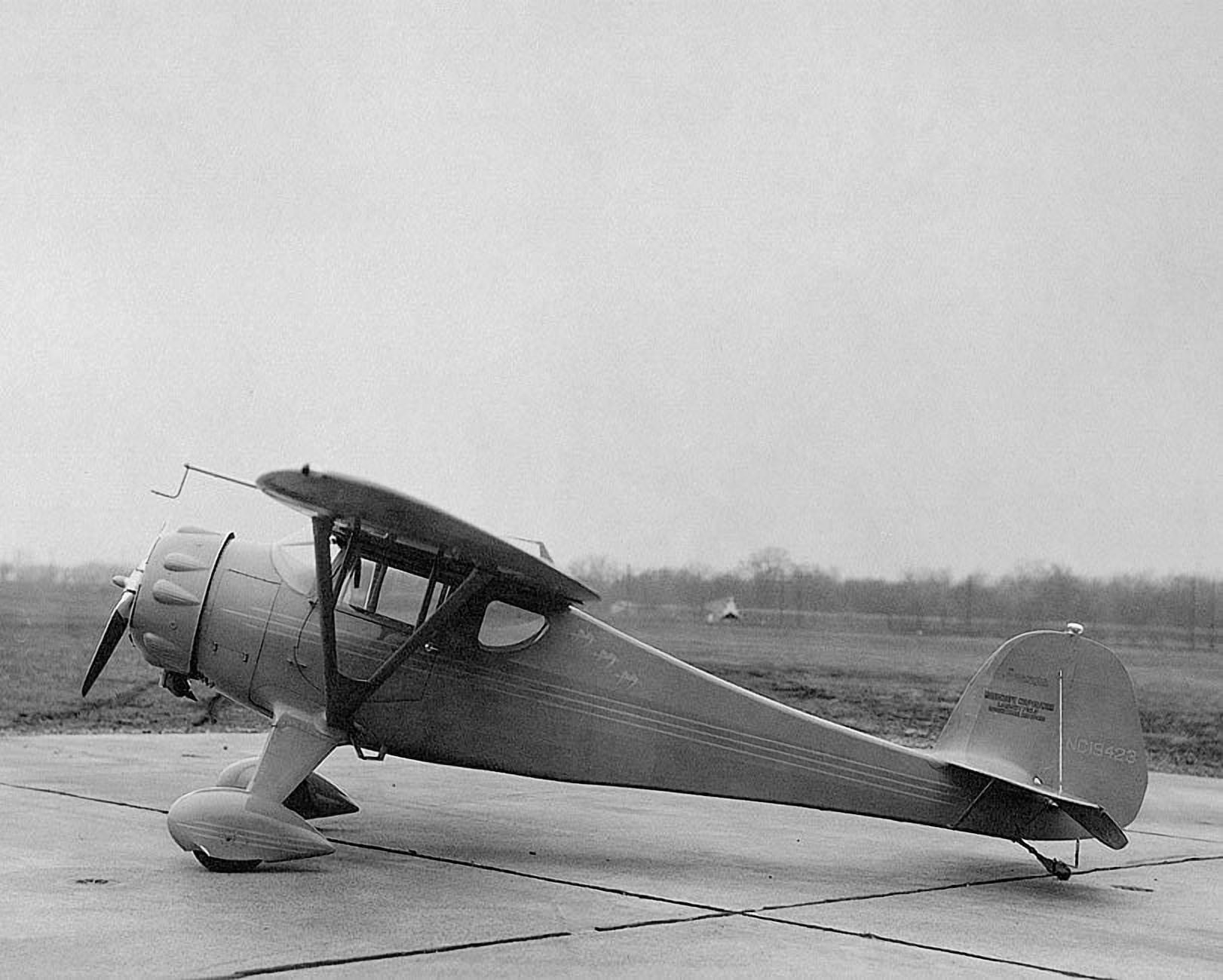Monocoupe Model 90 Aircraft Style - A - 20x30 Inch Laminated Aviation ...