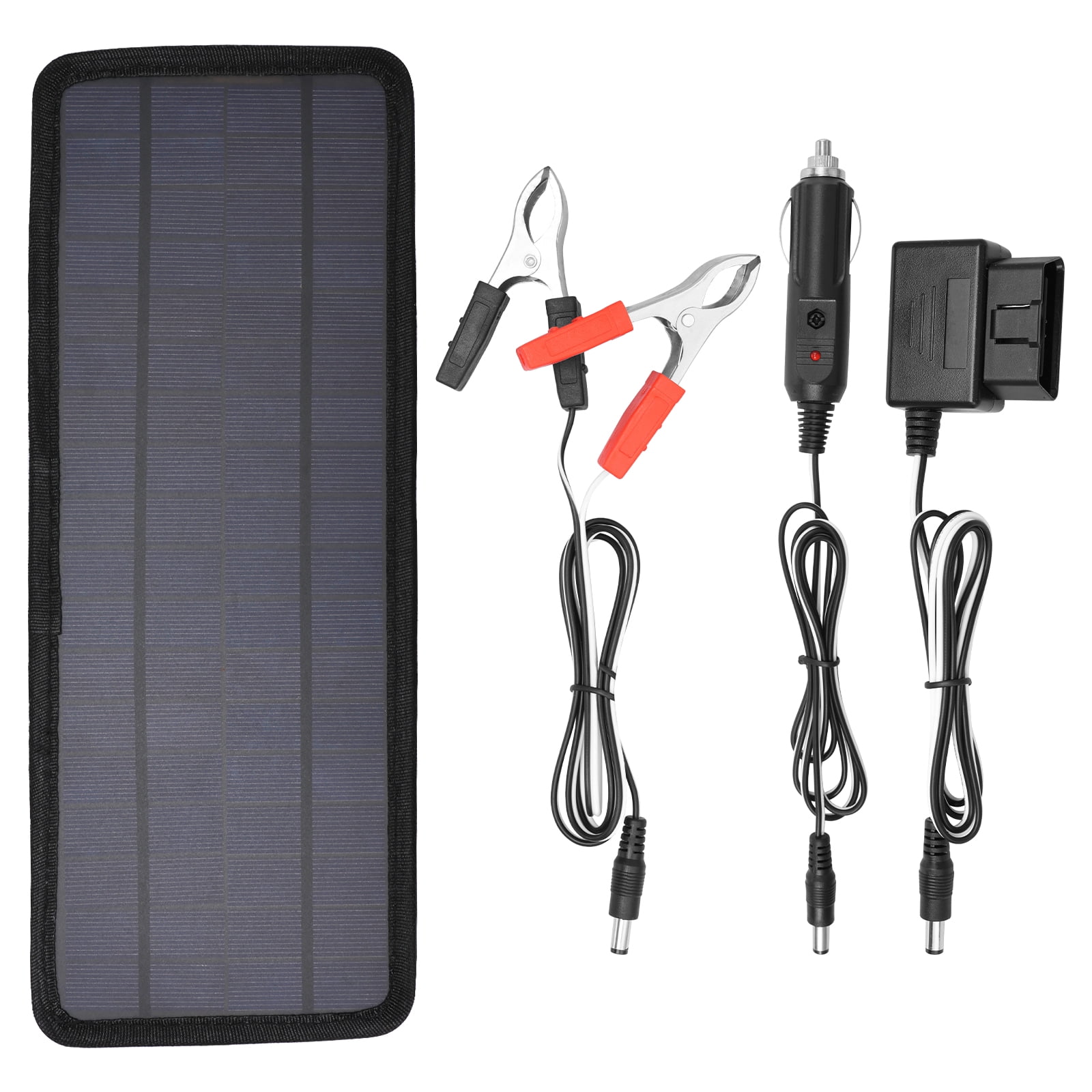 Monocrystalline Solar Panel Battery Charger Kit 12V 30W IP65 Waterproof ...