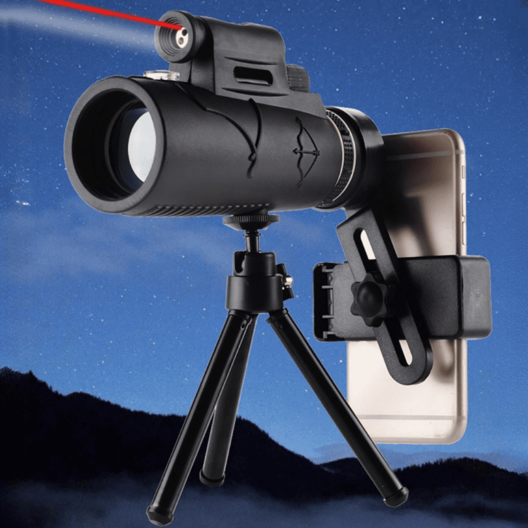 Monocular Telescope 50x60 with Laser Lighting Can Be Equipped with A ...