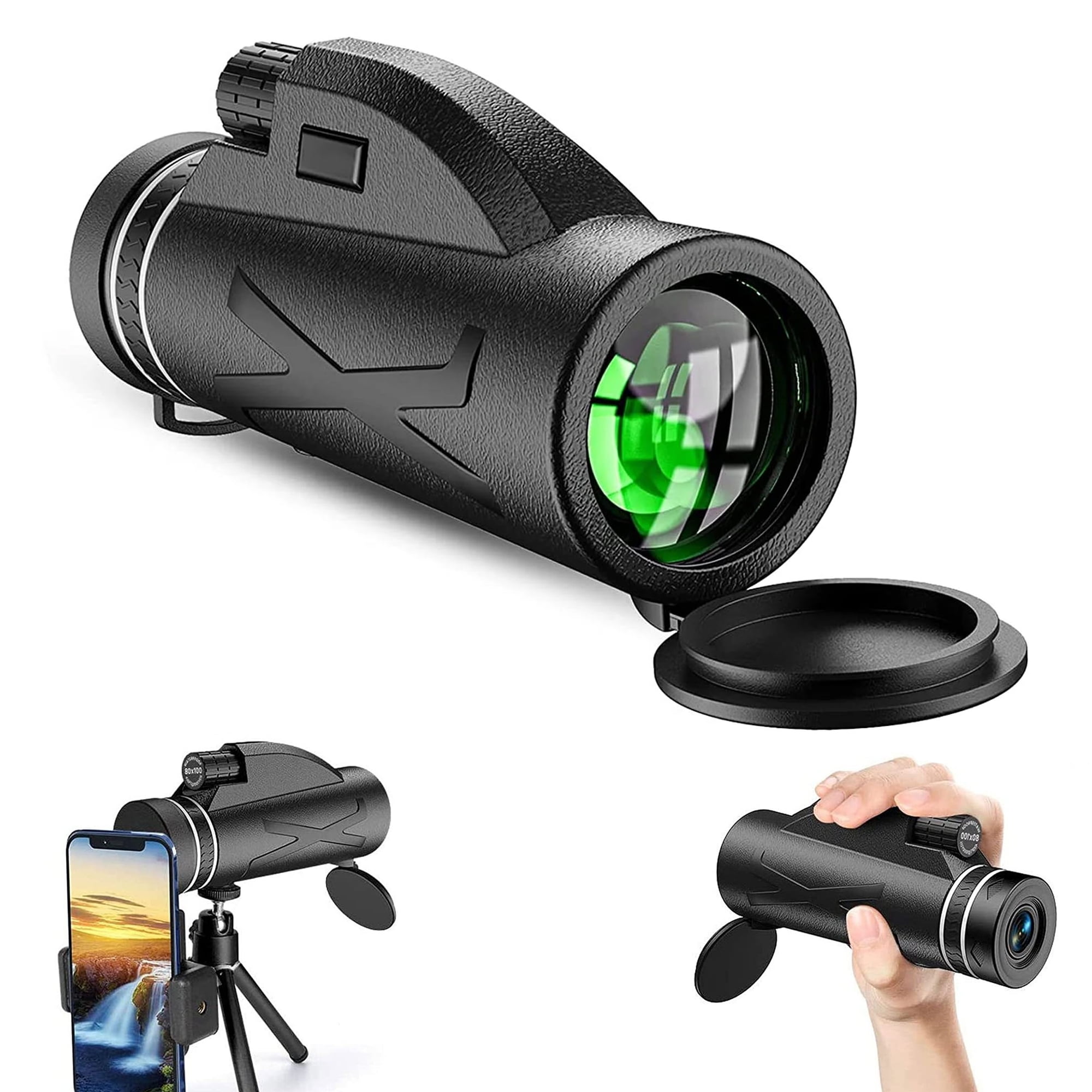 Monocular Telescope,80X100 High Power Monocular Telescope,Portable ...