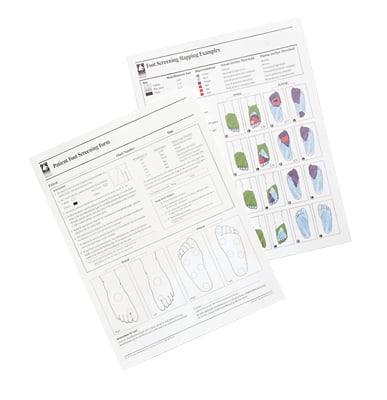 Monofilament screening form, hand, 100 sheets/pad HSA/FSA Eligible ...