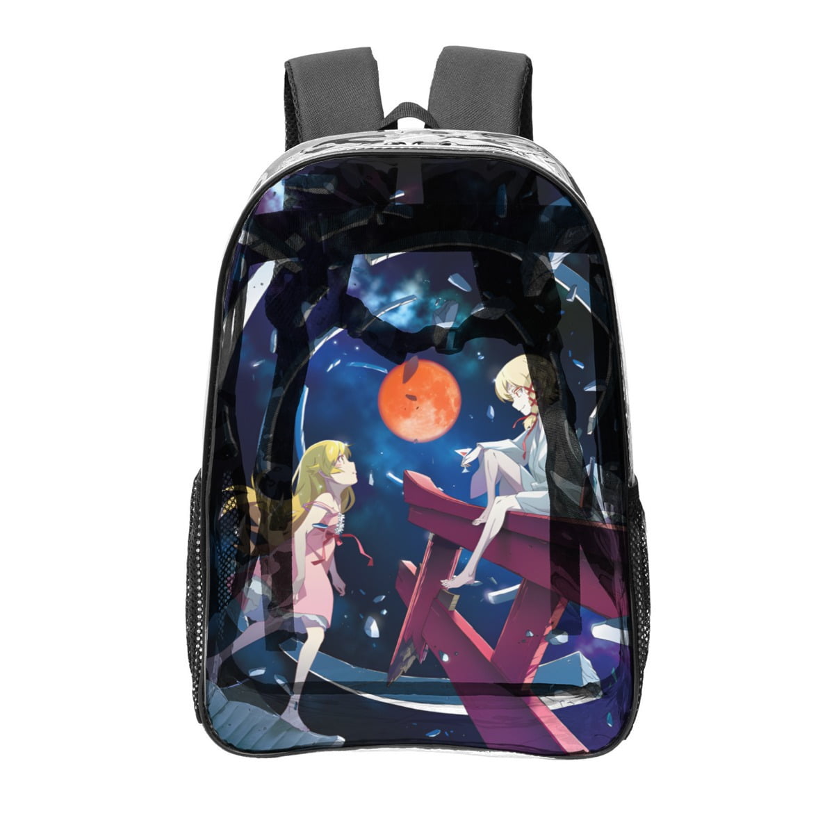Monogatari Series: Off & Monster Season Transparent Backpack - Guard ...