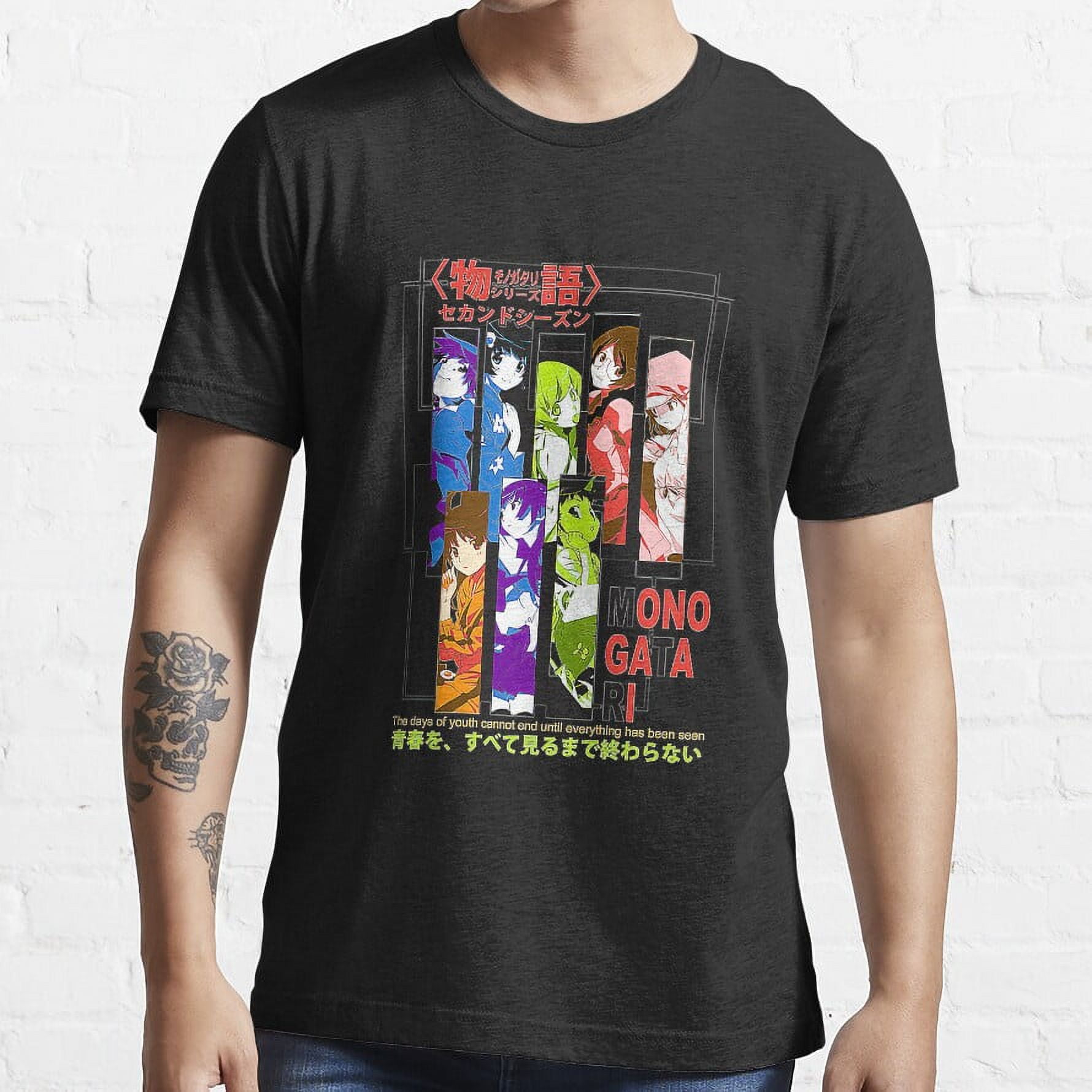 Monogatari Series anime mnaga Essential T-Shirt - Walmart.com