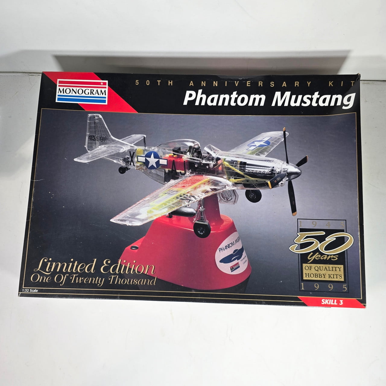 Monogram 50th Anniversary Phantom Mustang 1:32 Scale Model Kit ...