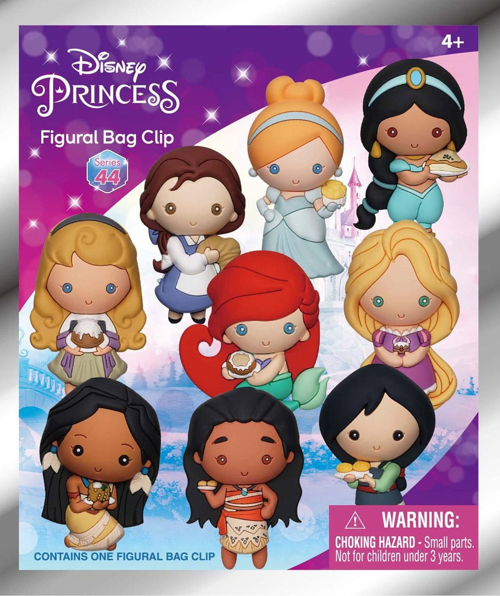 Monogram Disney Princess Collectible Keychain, 3D Foam Blind Bag ...