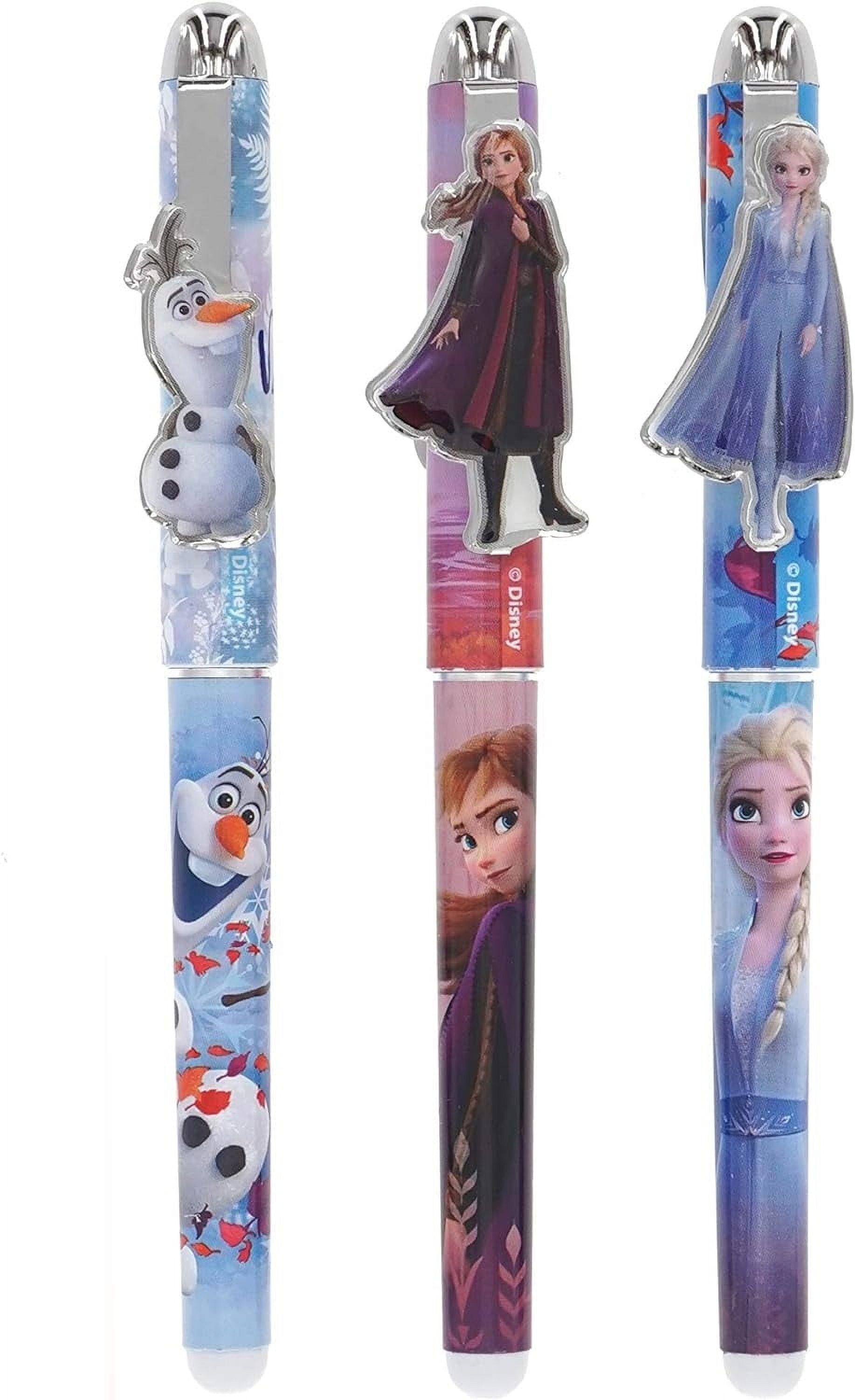 Monogram Disney Frozen: 3 Styles Assorted Metal Clip Pen Set (Pack of 3 ...