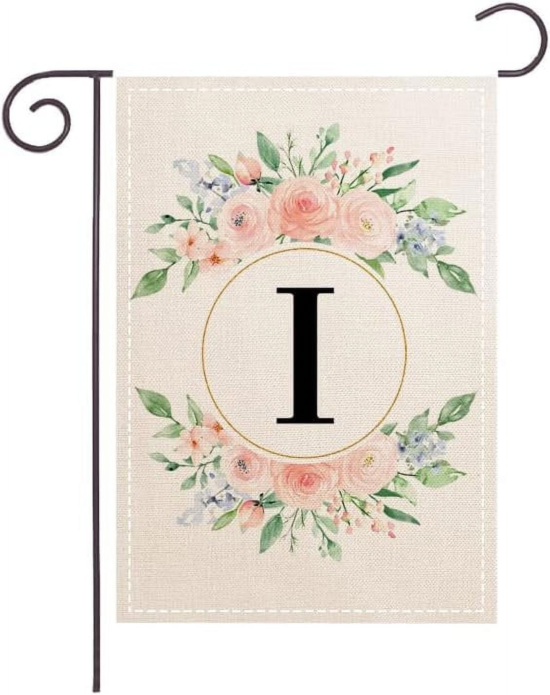 Monogram Garden Flags, Outdoor Patio Front Porch Lawn Garden Decor,All ...