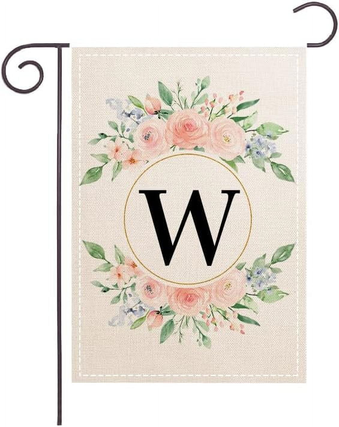Monogram Garden Flags, Outdoor Patio Front Porch Lawn Garden Decor,All ...