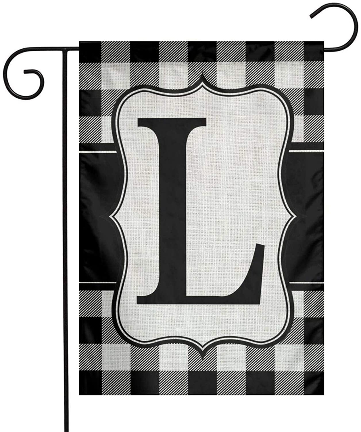 Monogram Initial L Garden Porch Lawn Flag Farmhouse Decorations Mailbox ...