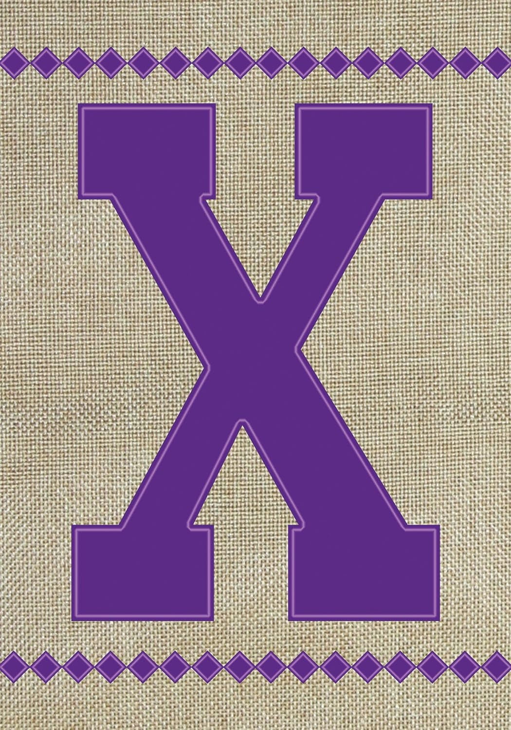 Monogram X Flag, Letter - X - Walmart.com