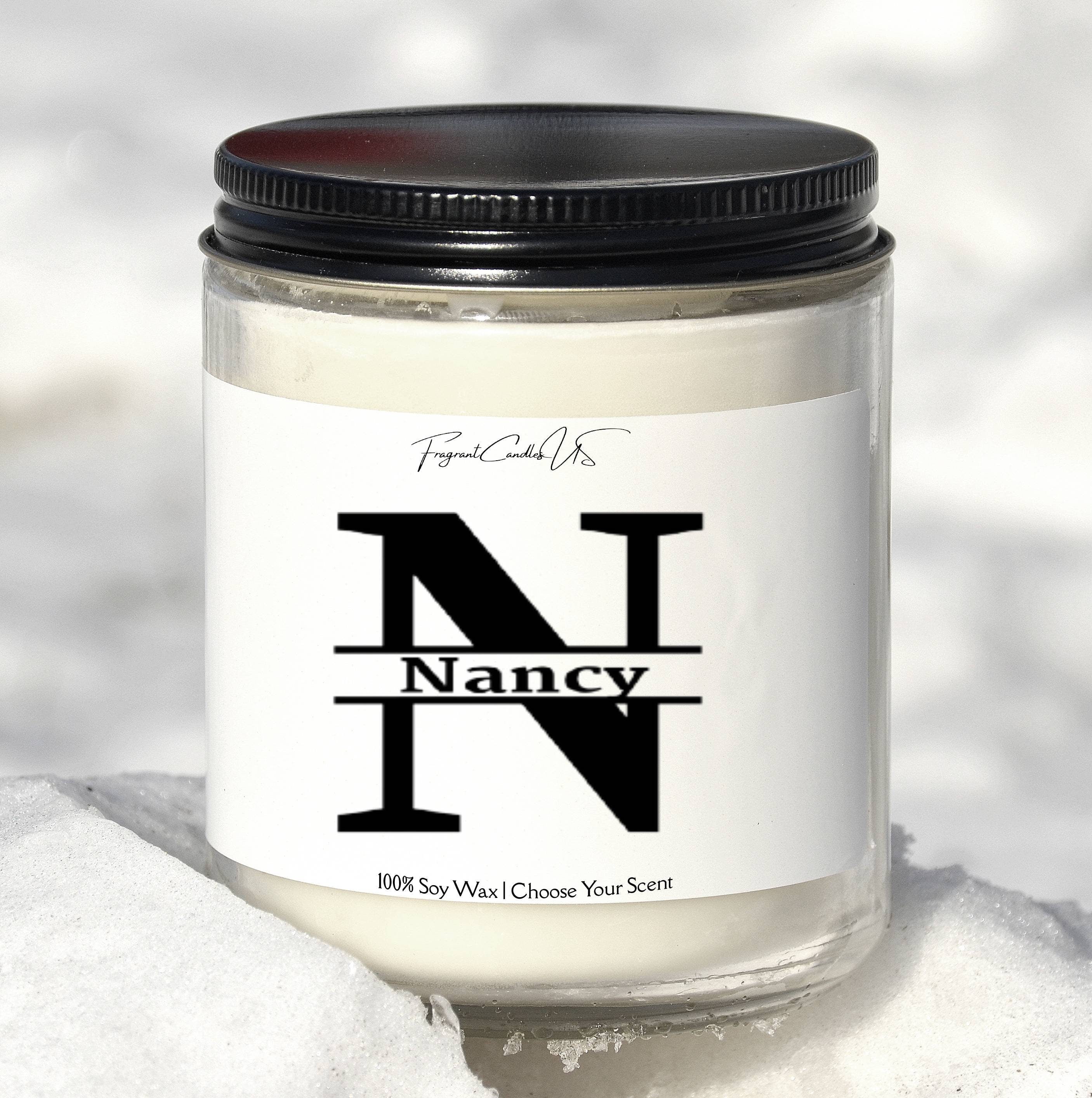 Monogram gift, personalized gift for her, custom candle, holiday ...