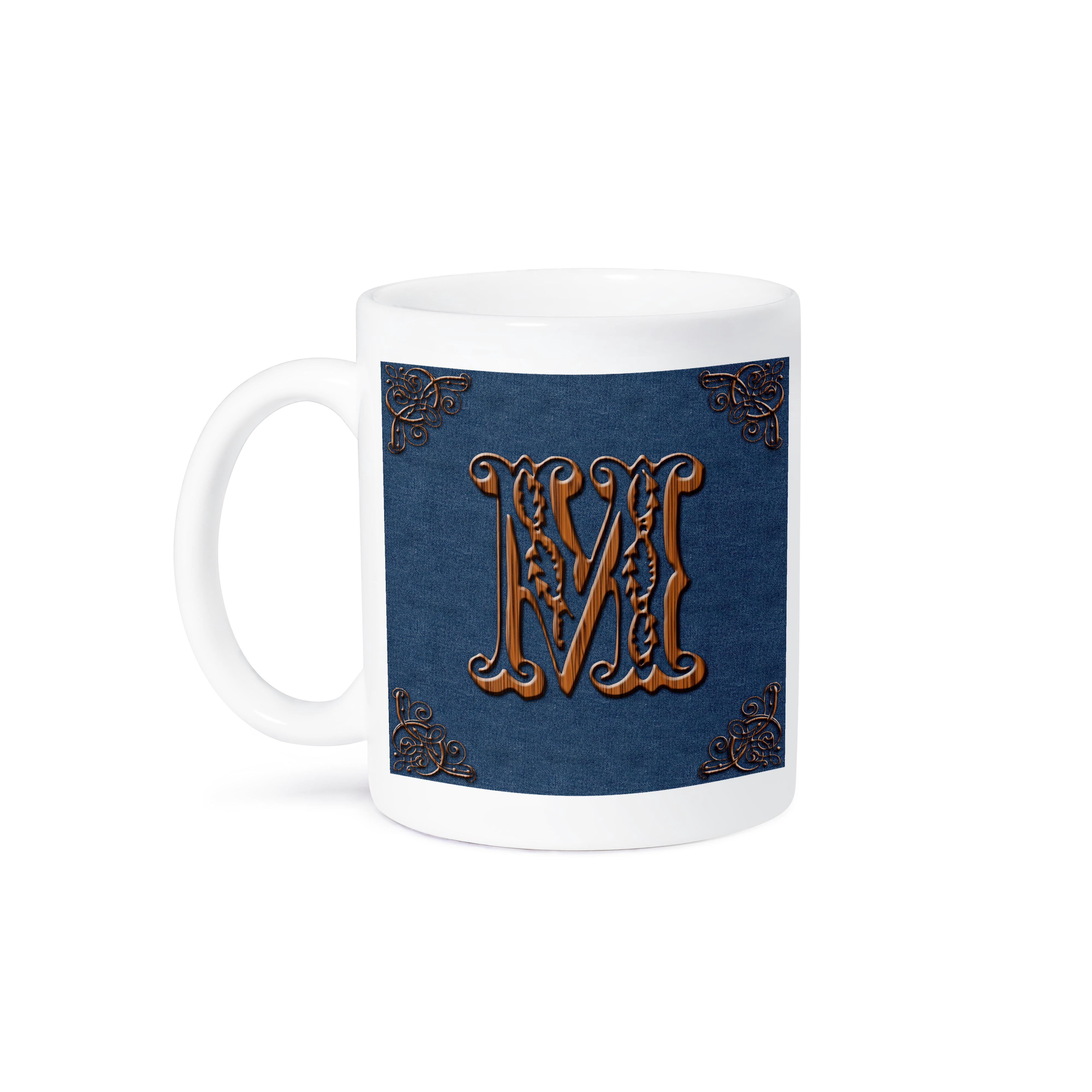 3dRose, Monogram letter M in Victorian Western font that looks like ...