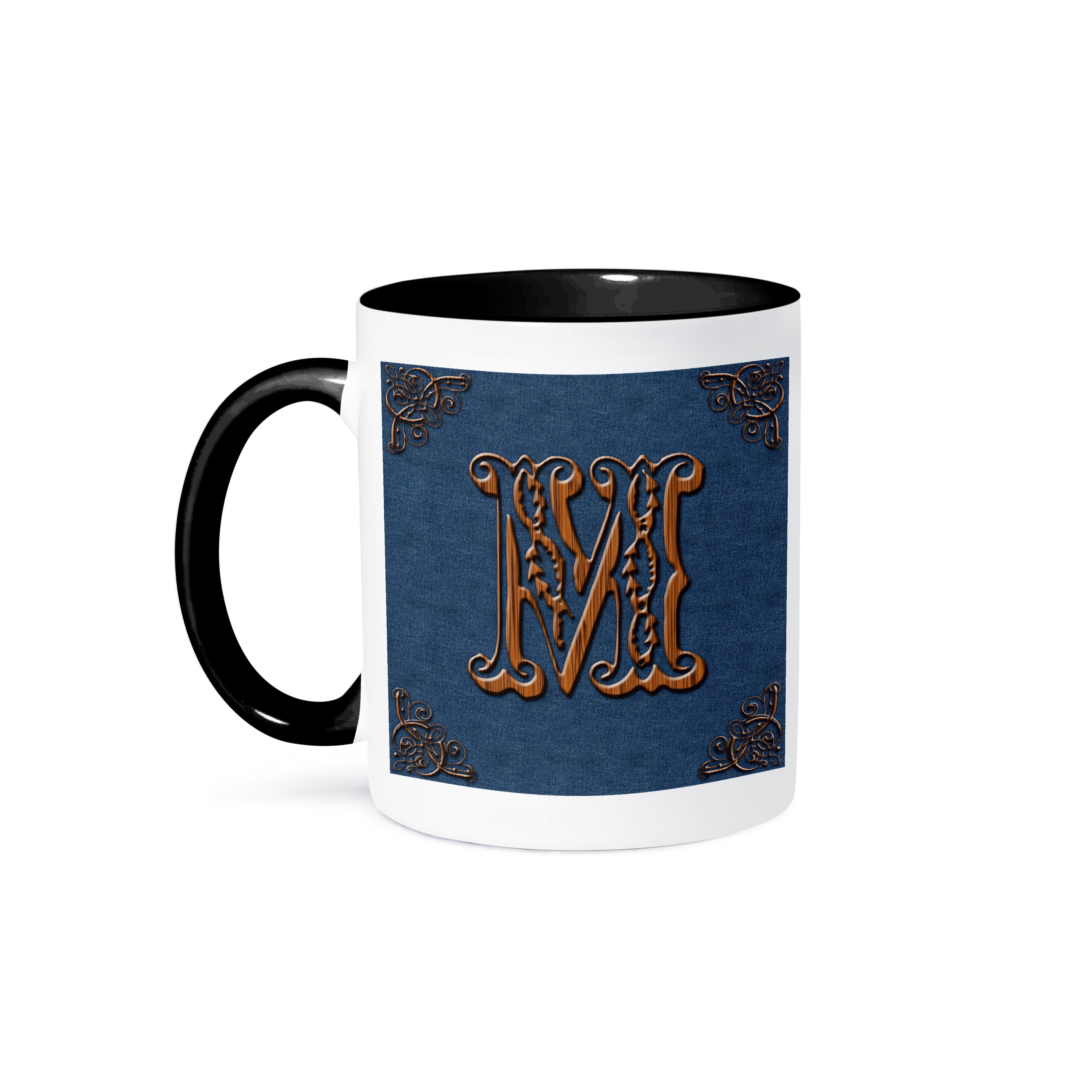 3dRose, Monogram letter M in Victorian Western font that looks like ...