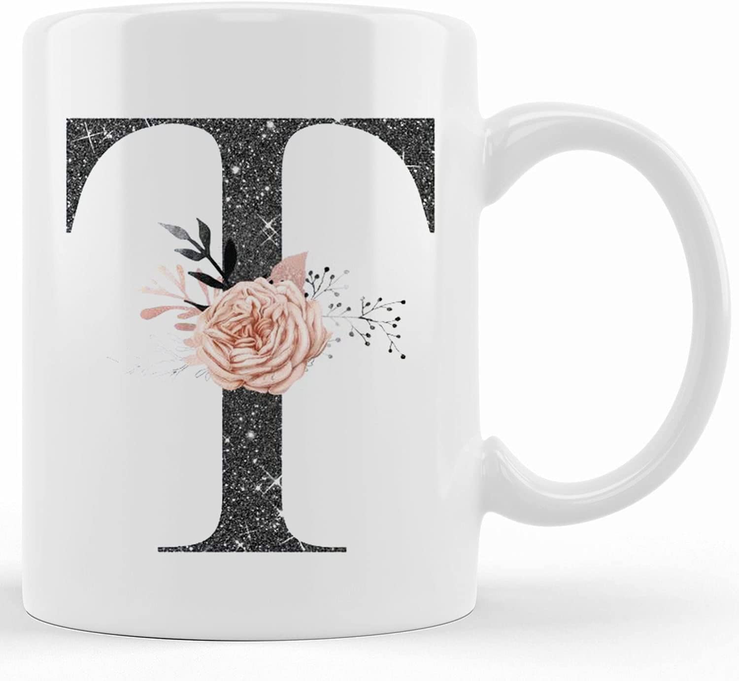 Monogrammed Coffee Mug, Initial Coffee Mug, Letter Coffee Mug, Custom ...