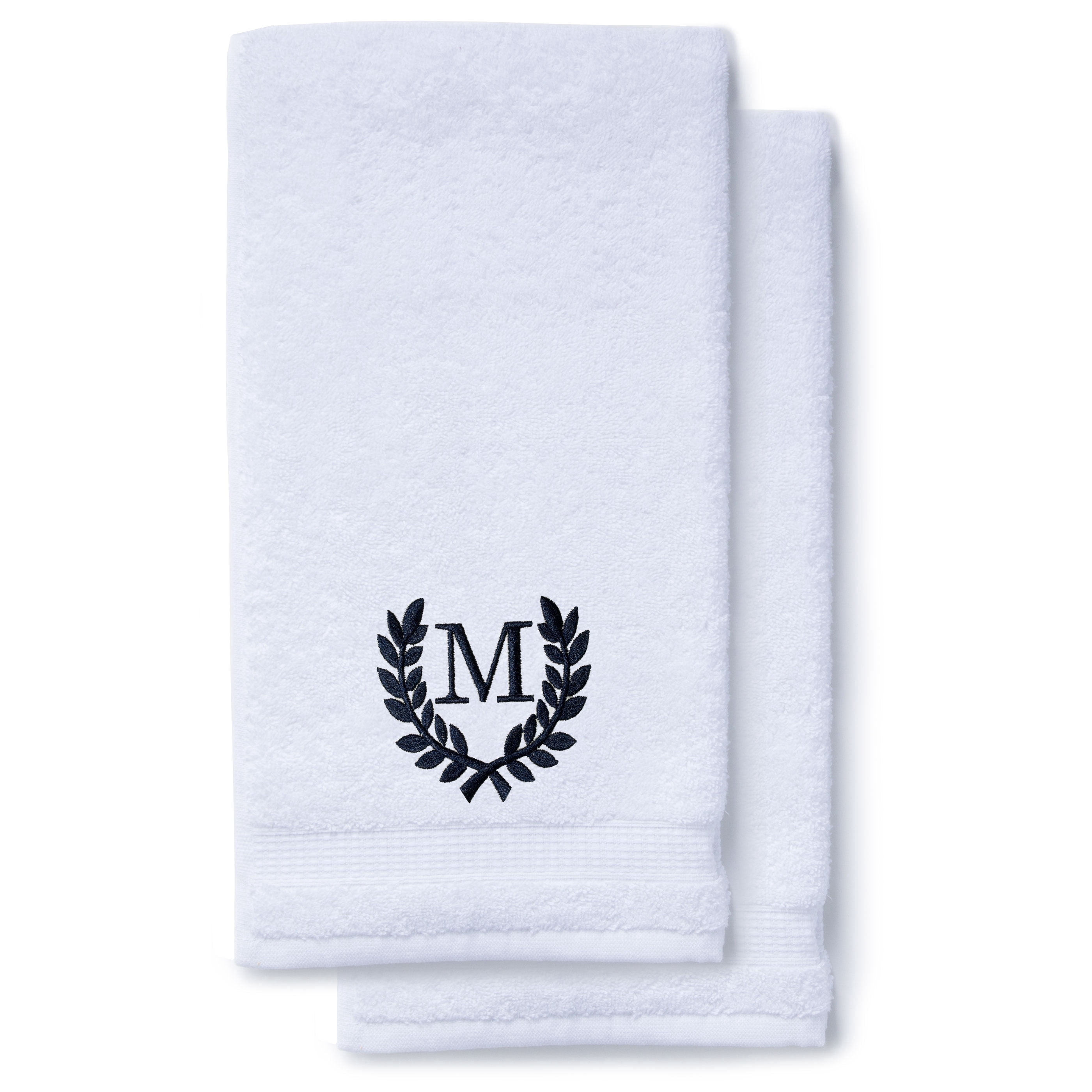 Monogrammed Hand Towels for Bathroom Kitchen Makeup | Personalized Gift ...