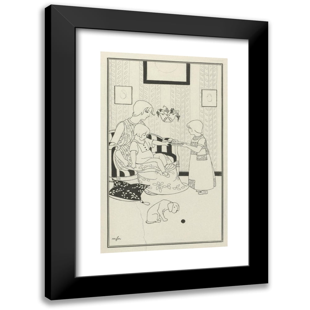 Monogrammist MFN 11x14 Black Modern Framed Museum Art Print Titled ...