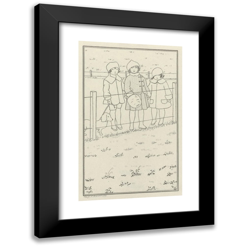 Monogrammist MFN 11x14 Black Modern Framed Museum Art Print Titled ...