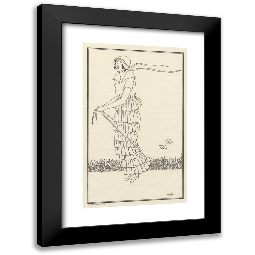 Monogrammist MFN 11x14 Black Modern Framed Museum Art Print Titled ...