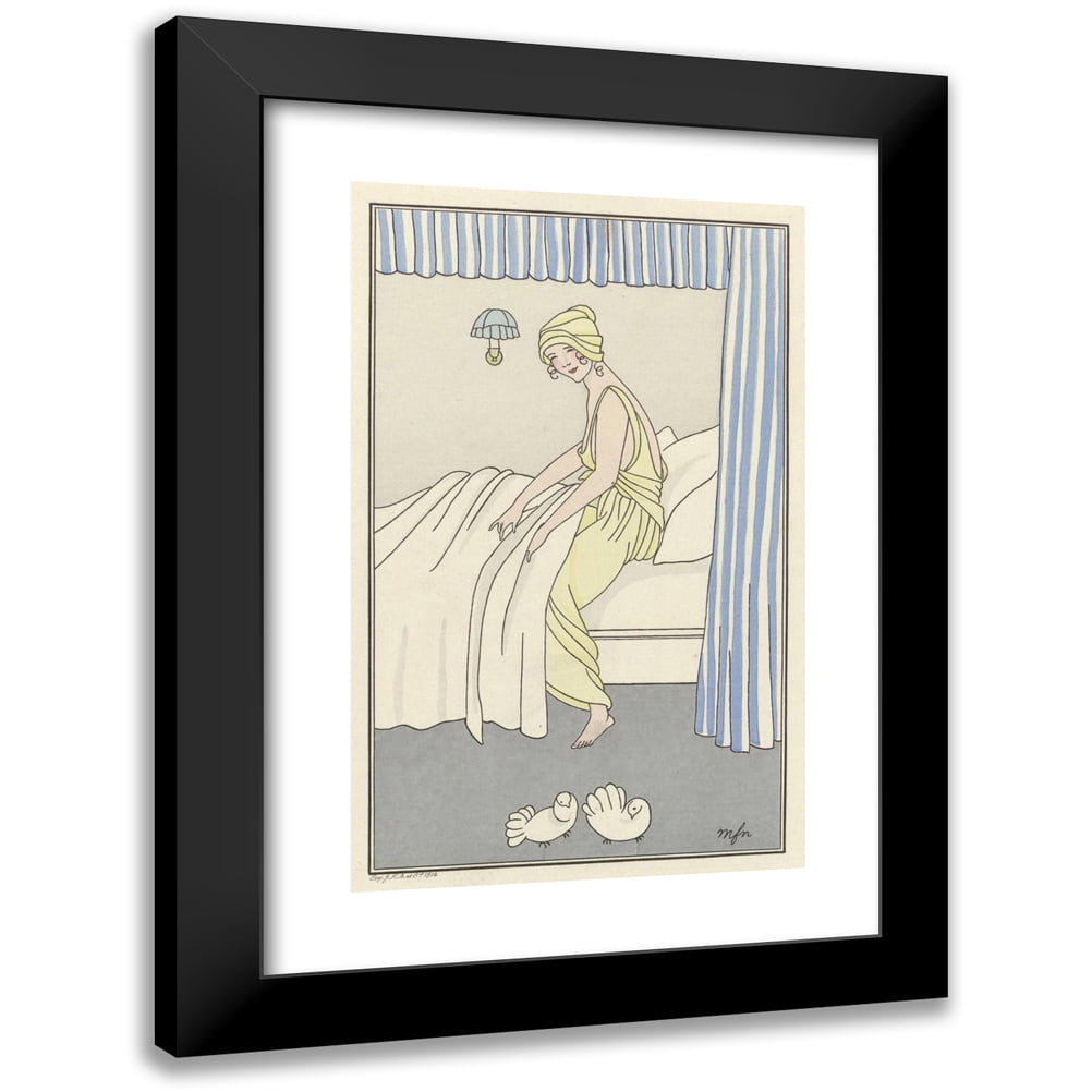 Monogrammist MFN 16x24 Black Modern Framed Museum Art Print Titled ...
