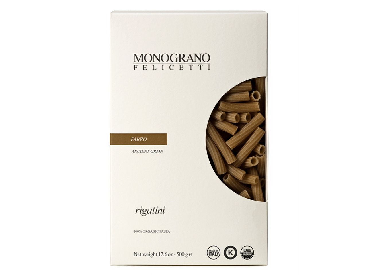 Monograno Felicetti Farro Rigatini Organic Pasta 500g (17.6oz ...