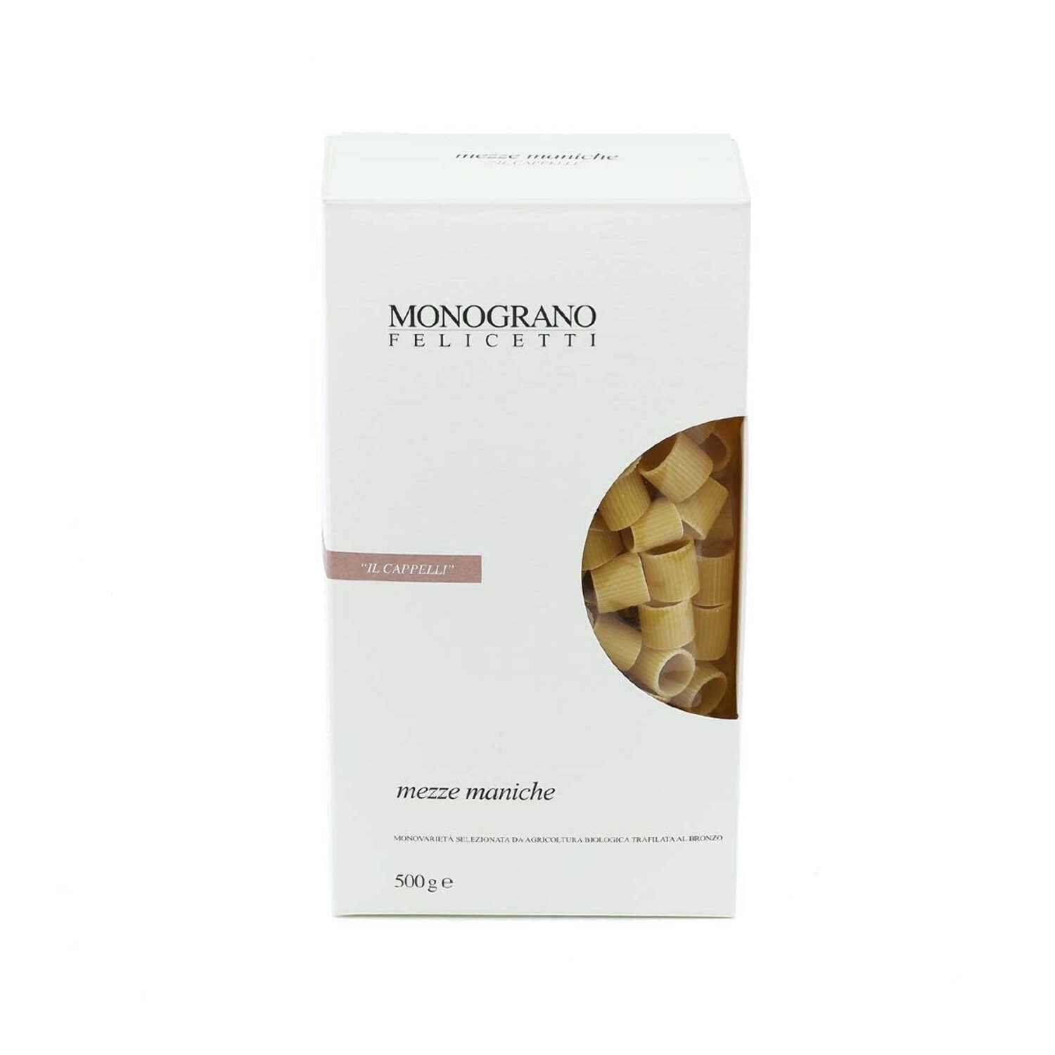 Monograno Felicetti Il Cappelli Mezze Maniche Organic Pasta 500g (17 ...