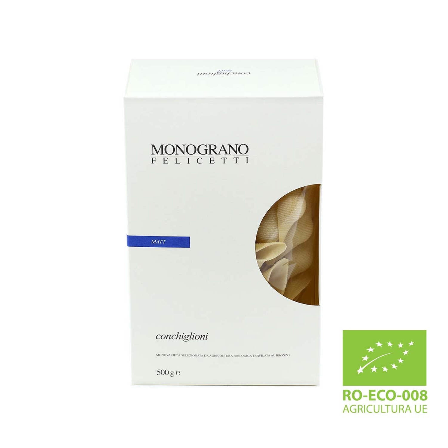 Monograno Felicetti Matt Conchiglioni Organic Pasta 500g (17.6oz ...