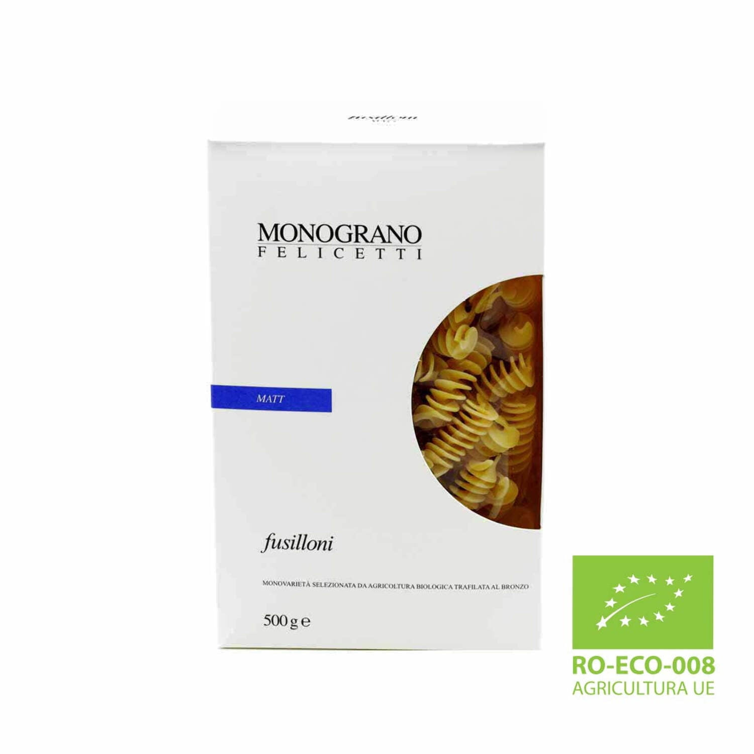 Monograno Felicetti Matt Fusilloni Organic Pasta 500g (17.6oz ...