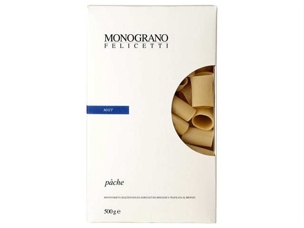 Monograno Felicetti Matt Pache Organic Pasta 500g (17.6oz) - Walmart.com