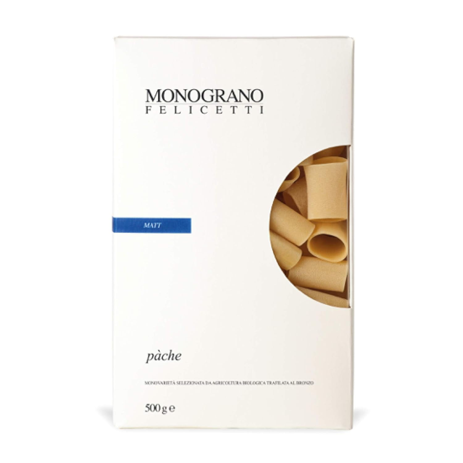 Monograno Felicetti Matt Pache Pasta Italian Organic Non-GMO 17.6oz ...