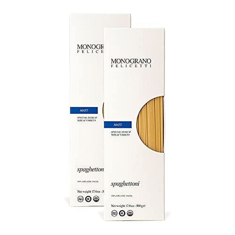 Monograno Felicetti - Pasta Spaghettoni Matt - 2 Pack - 17.6 Ounces ...