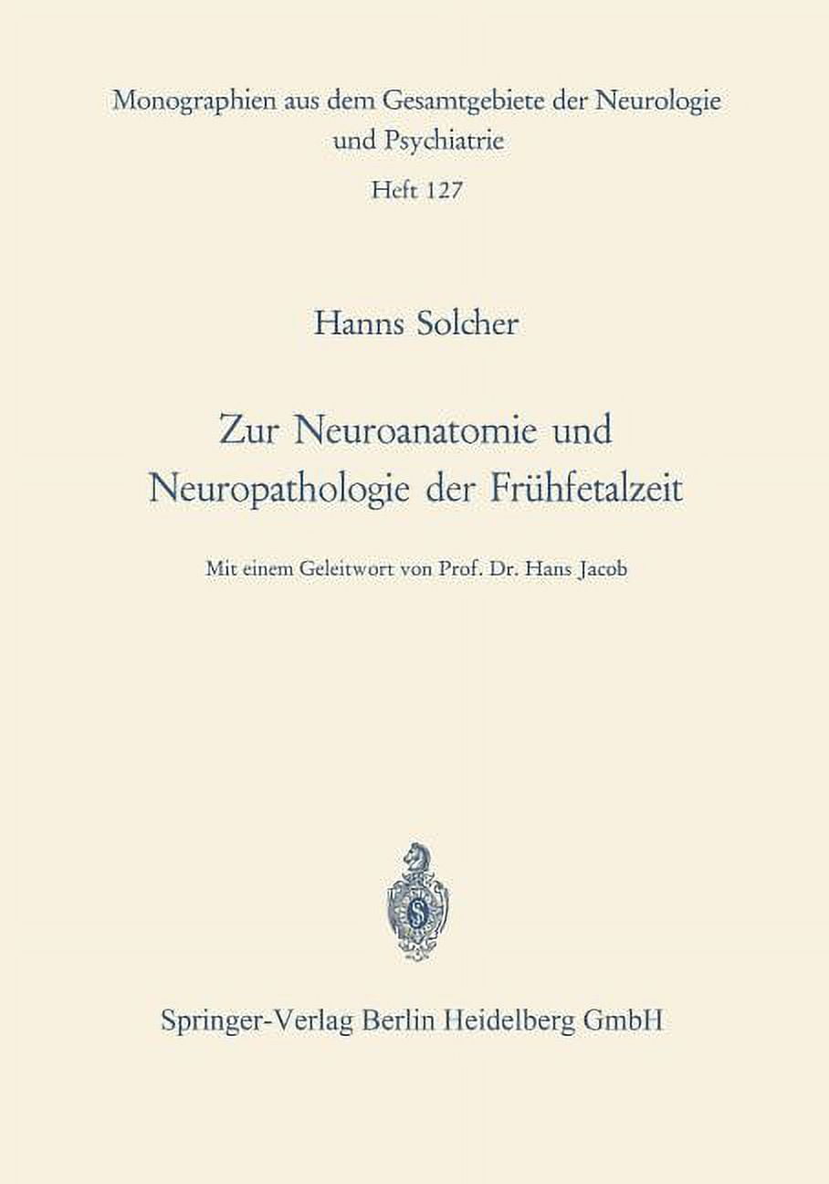 Monographien Aus Dem Gesamtgebiete der Neurologie Und Psychi: Zur ...
