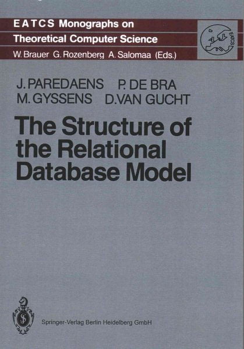 Monographs in Theoretical Computer Science. an Eatcs: The Structure of ...