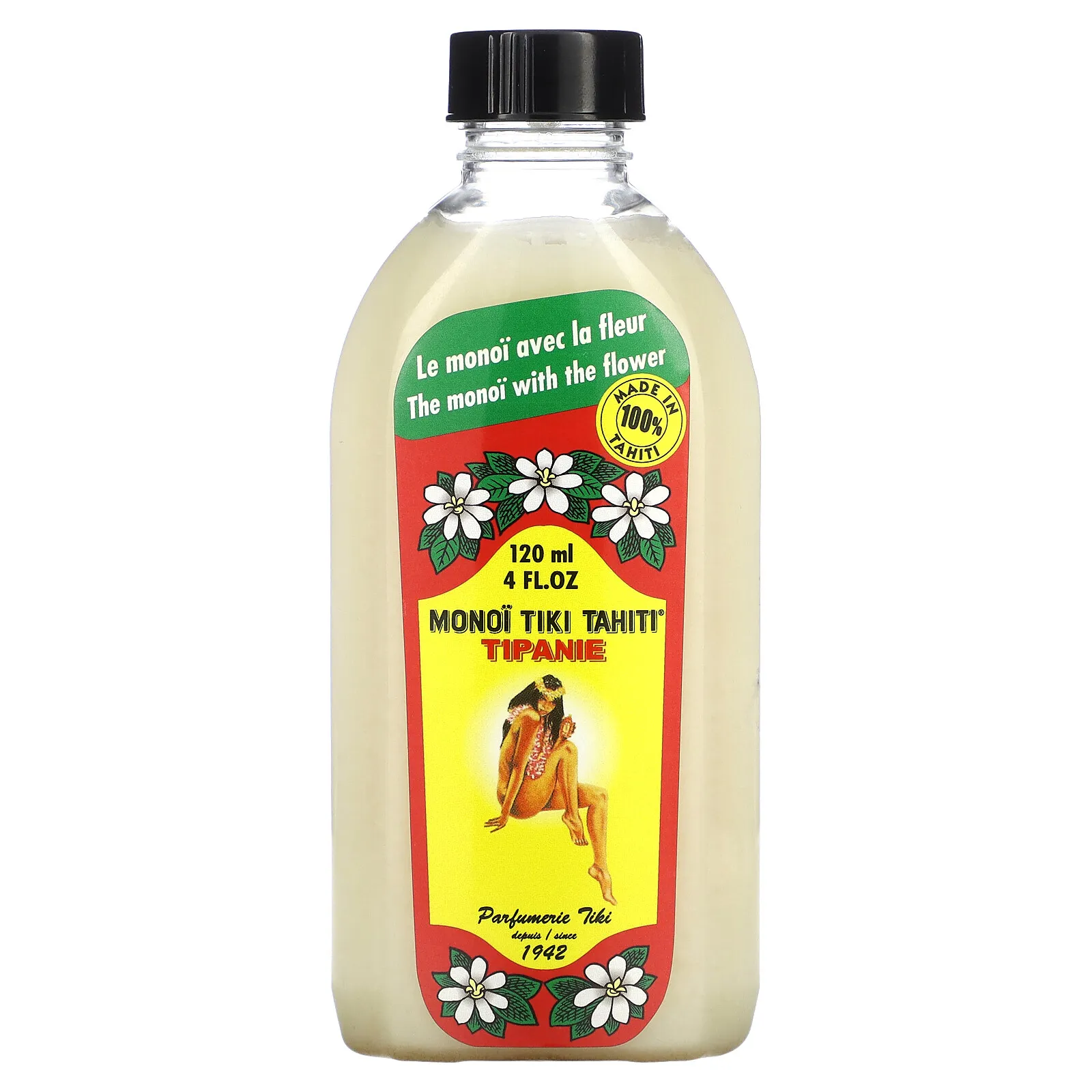 Monoi Tiare Tahiti Coconut Oil Tipanie Plumeria 4 fl oz 120 ml Not ...