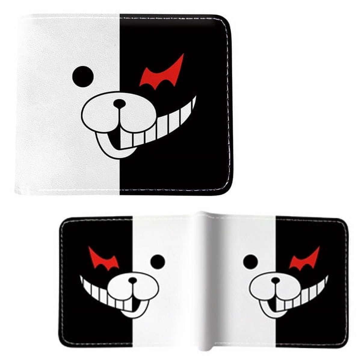 Monokuma Bear Face Style A - Danganronpa 4x5" Bi-Fold Wallet - Walmart.com