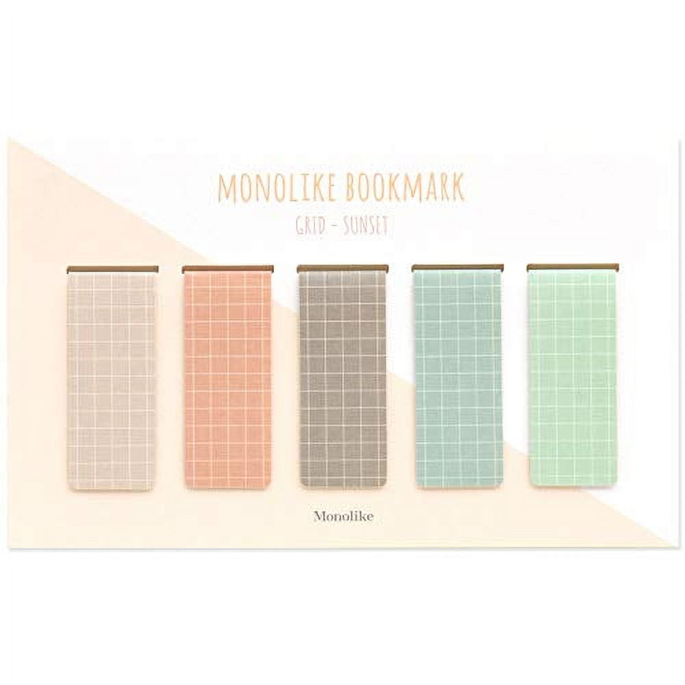 Monolike Magnetic Bookmarks Grid Sunset, Set of 5 - Walmart.com