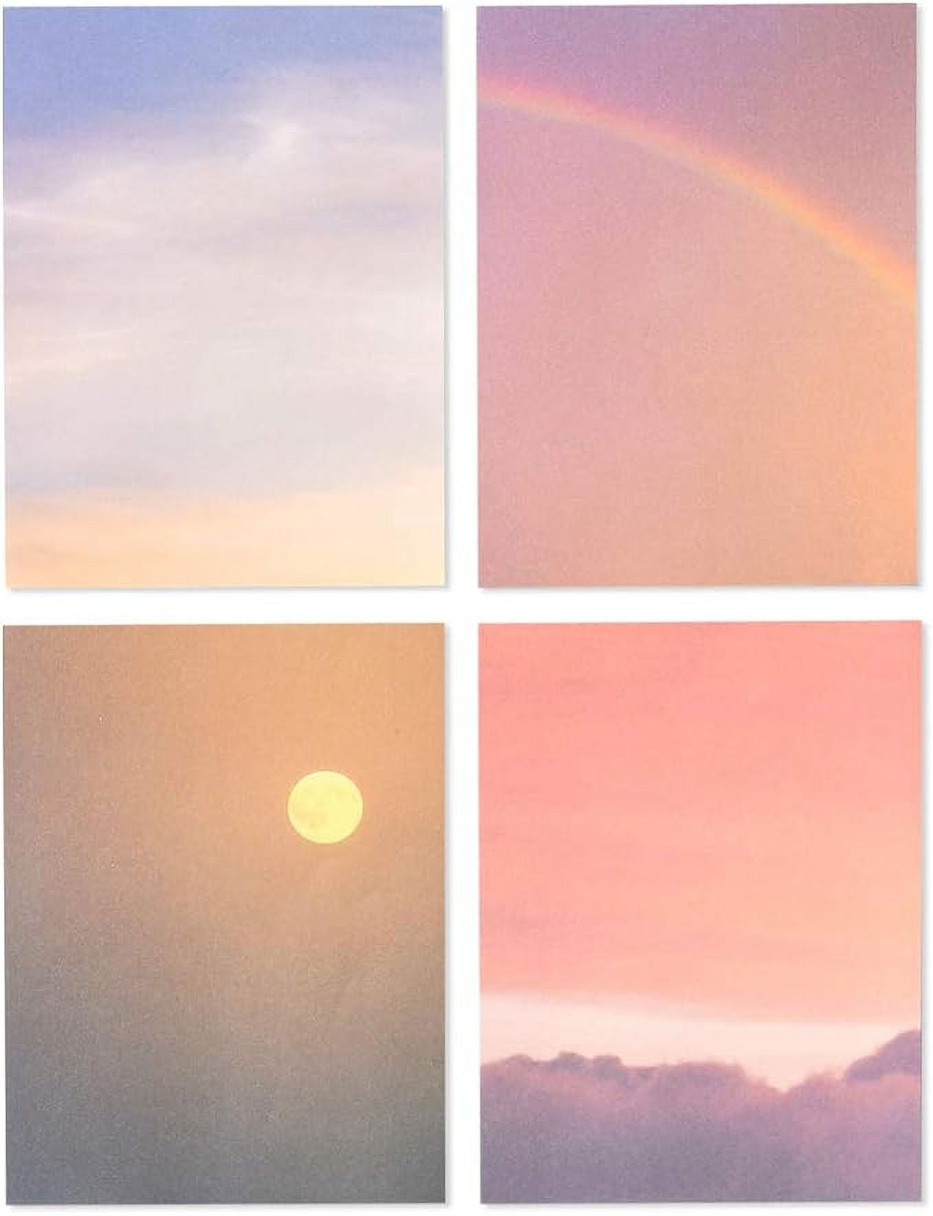 Monolike Memopad Today's Sky Design Set - 4 Packs, 4 Different Designs ...