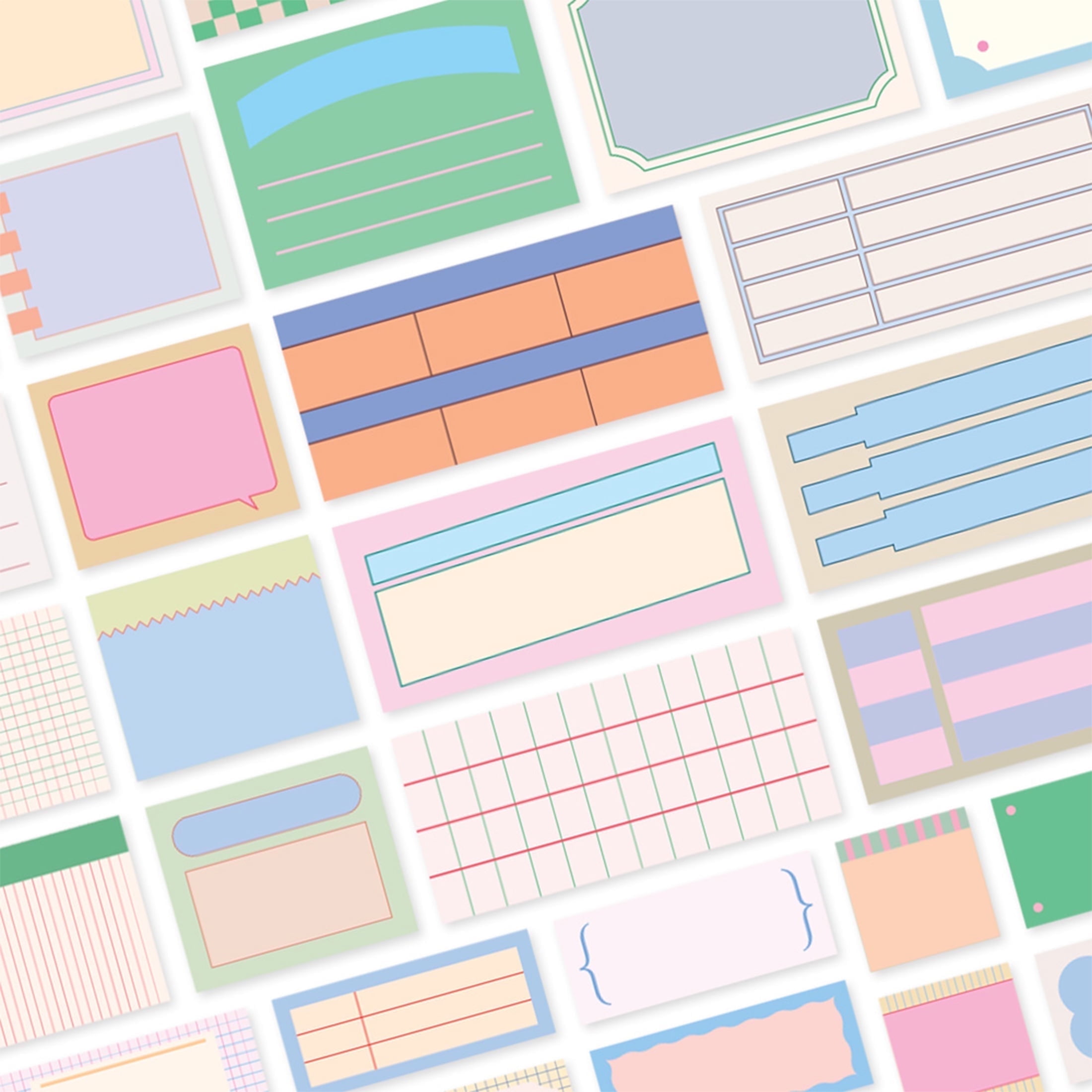 Monolike Message & Label Sticker pack Series.2 (102Pcs) - Variety pack ...