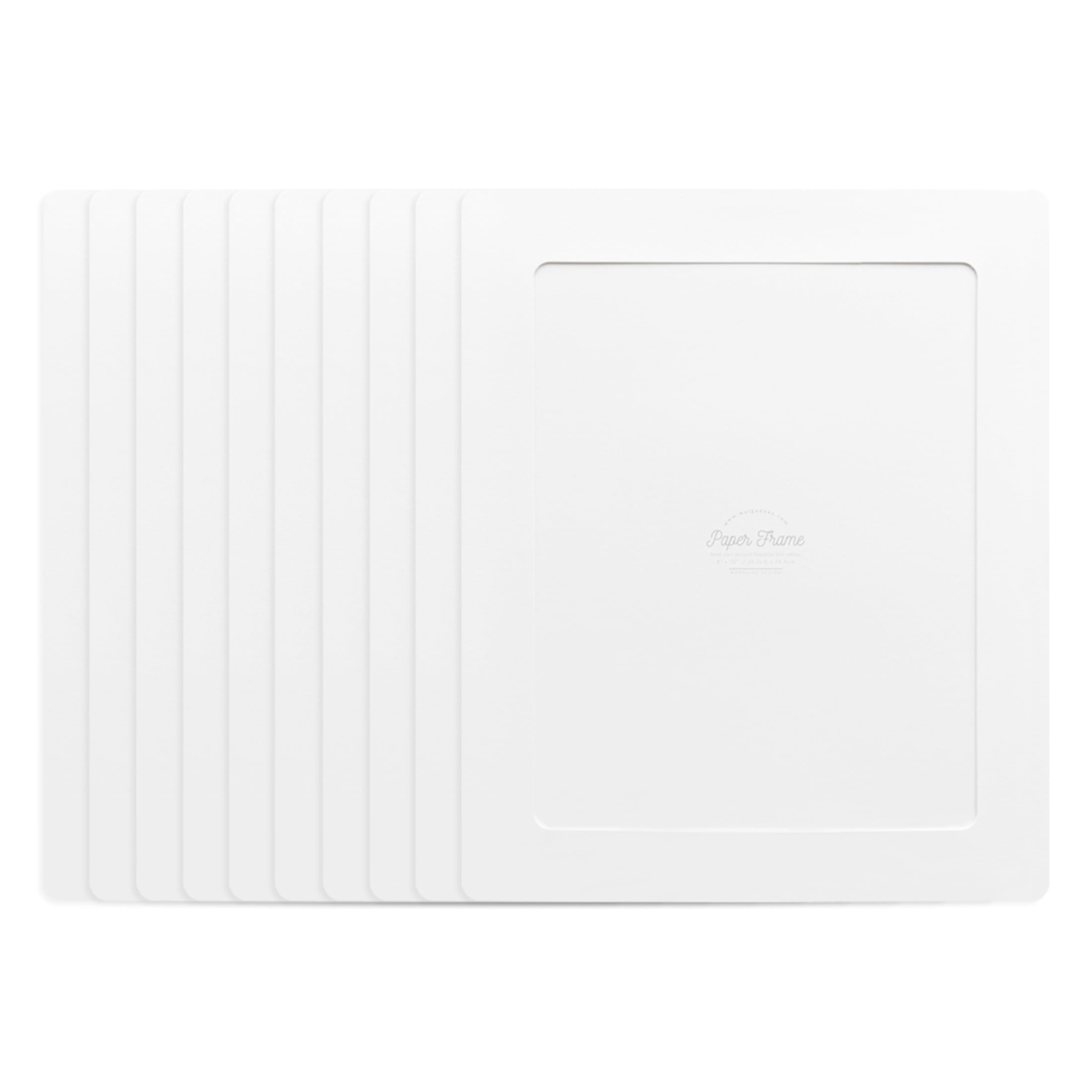 Monolike Paper Frame, 8x10 Inch, White, 10 Pack – Great for Home Decor ...