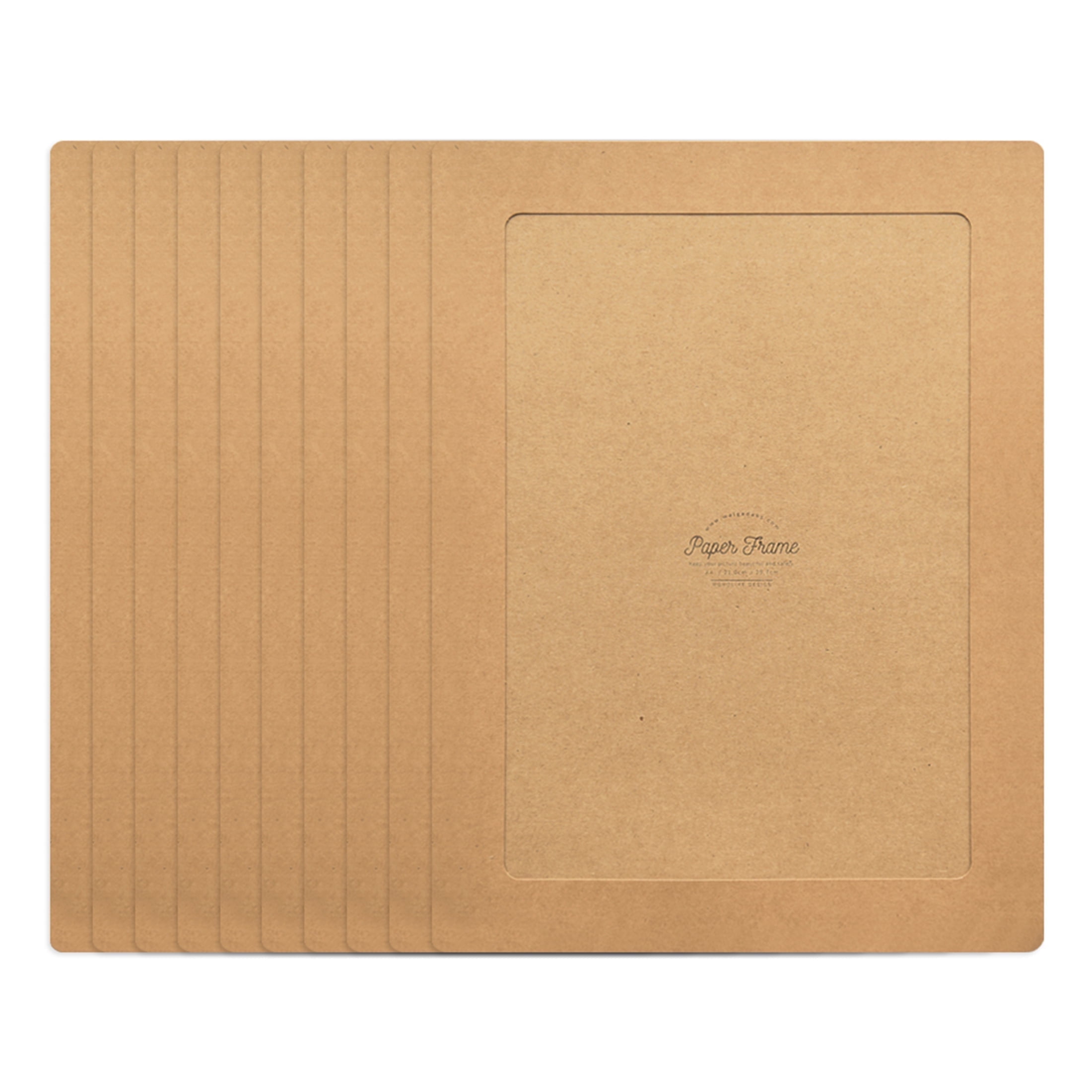 Monolike Paper Frame, A4 Size, Kraft, 10 Pack – Great for Home Decor ...