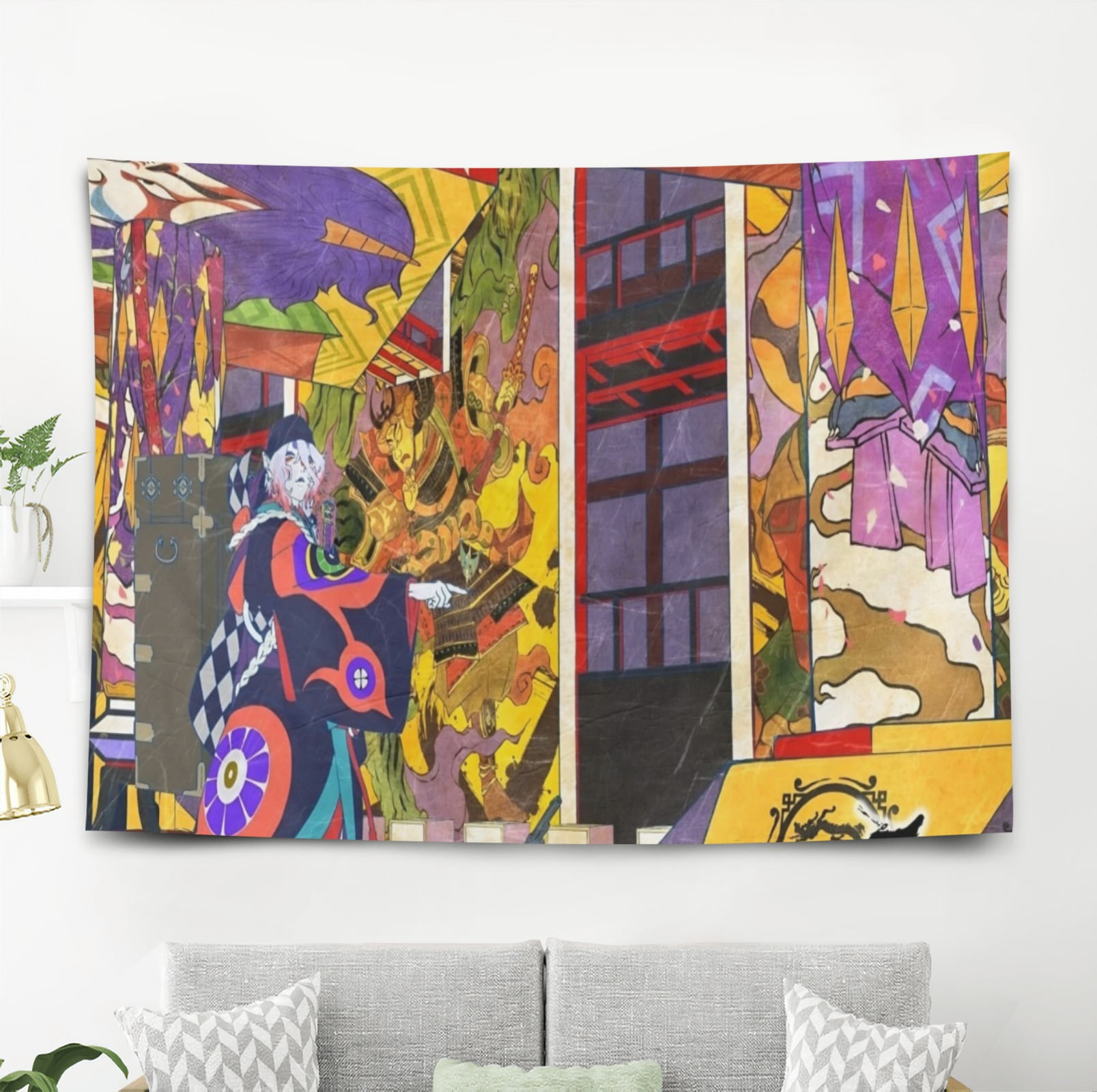 Mononoke Second Chapter Hinezumi-Theme Anti-pilling Tapestry Gift Wall ...