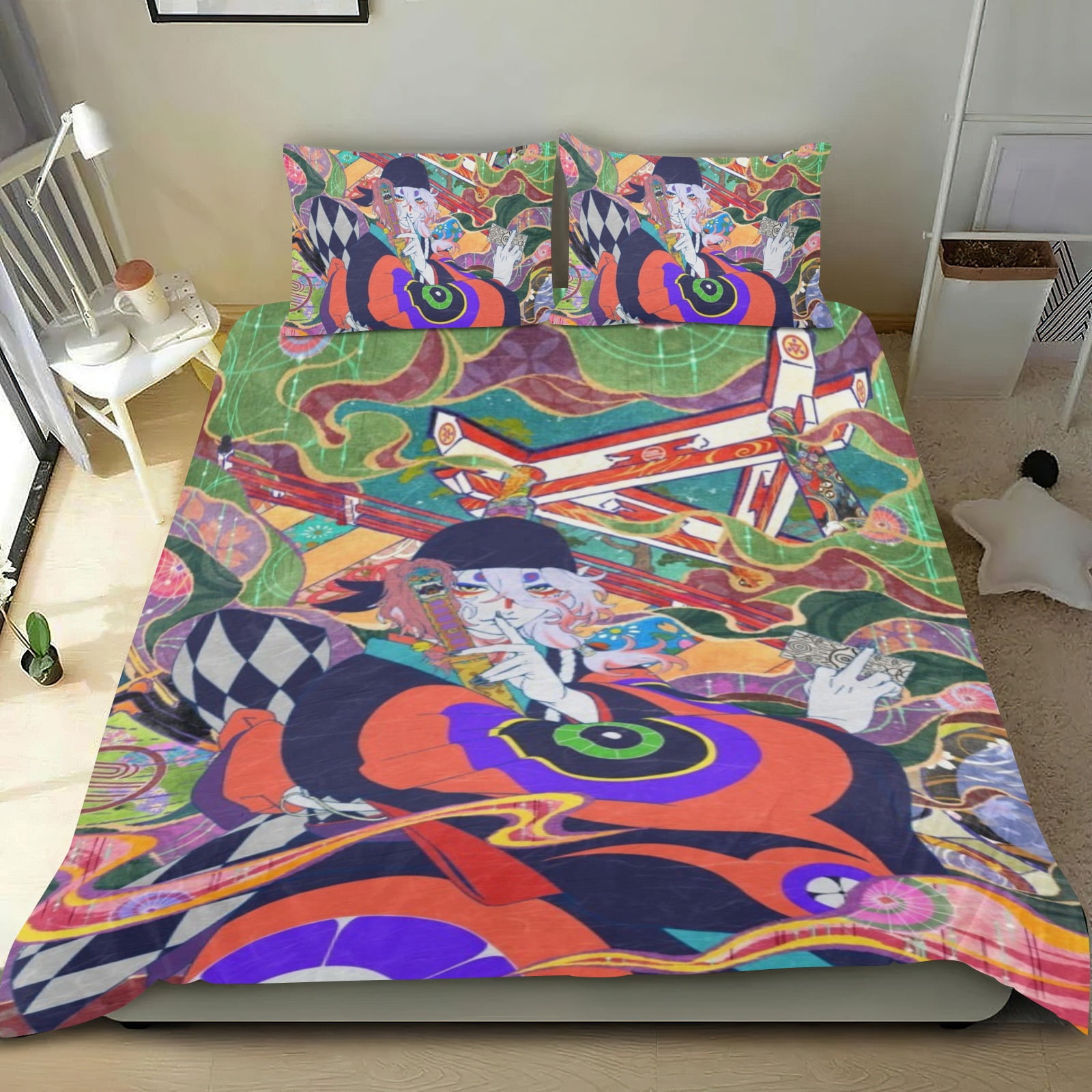 Mononoke Second Chapter Hinezumi-themed Bed Sheet Set Three Piece Set ...